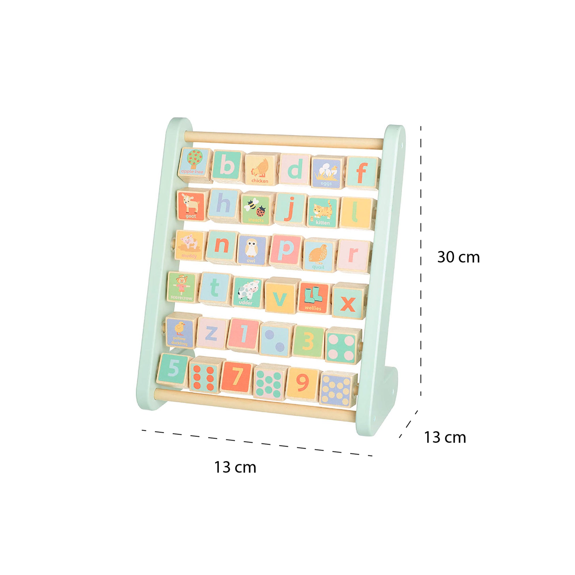 Farm Animal Alphabet Abacus– Orange Tree Toys