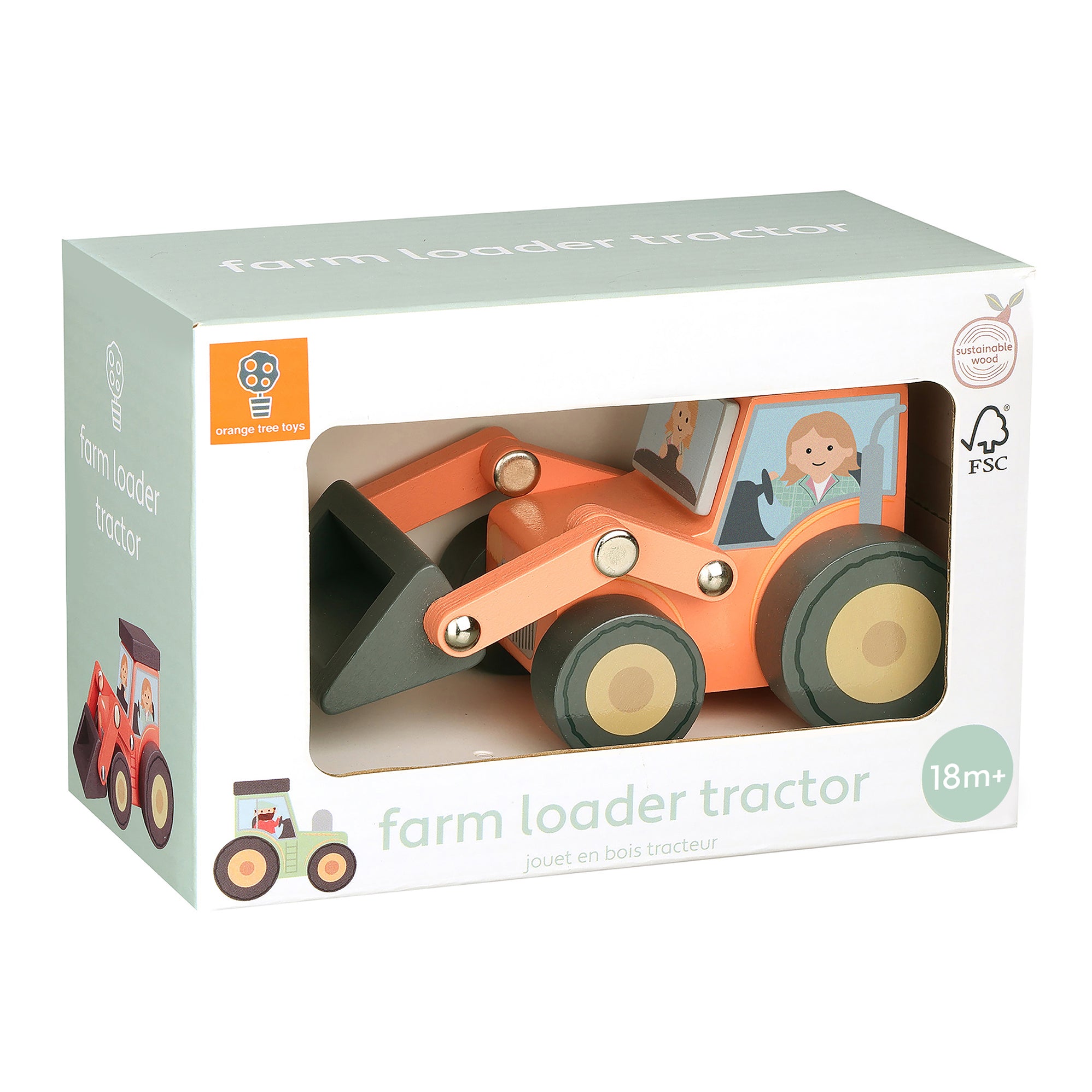 Farm Loader Tractor– Orange Tree Toys