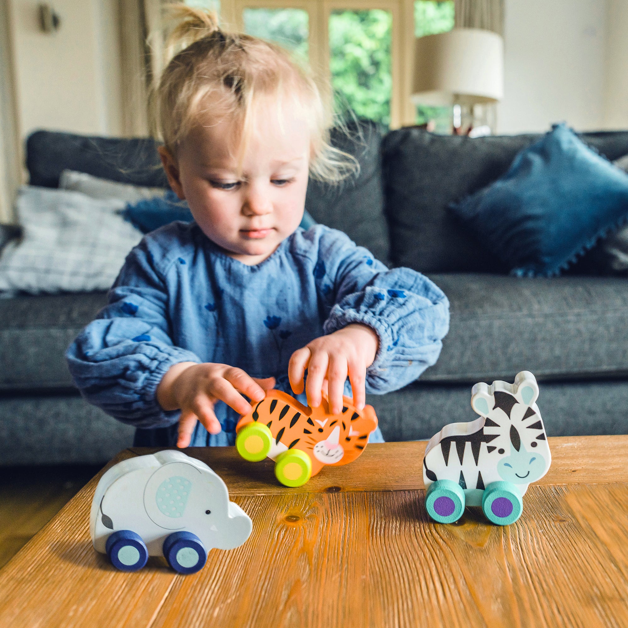 Tiger First Push Toy– Orange Tree Toys