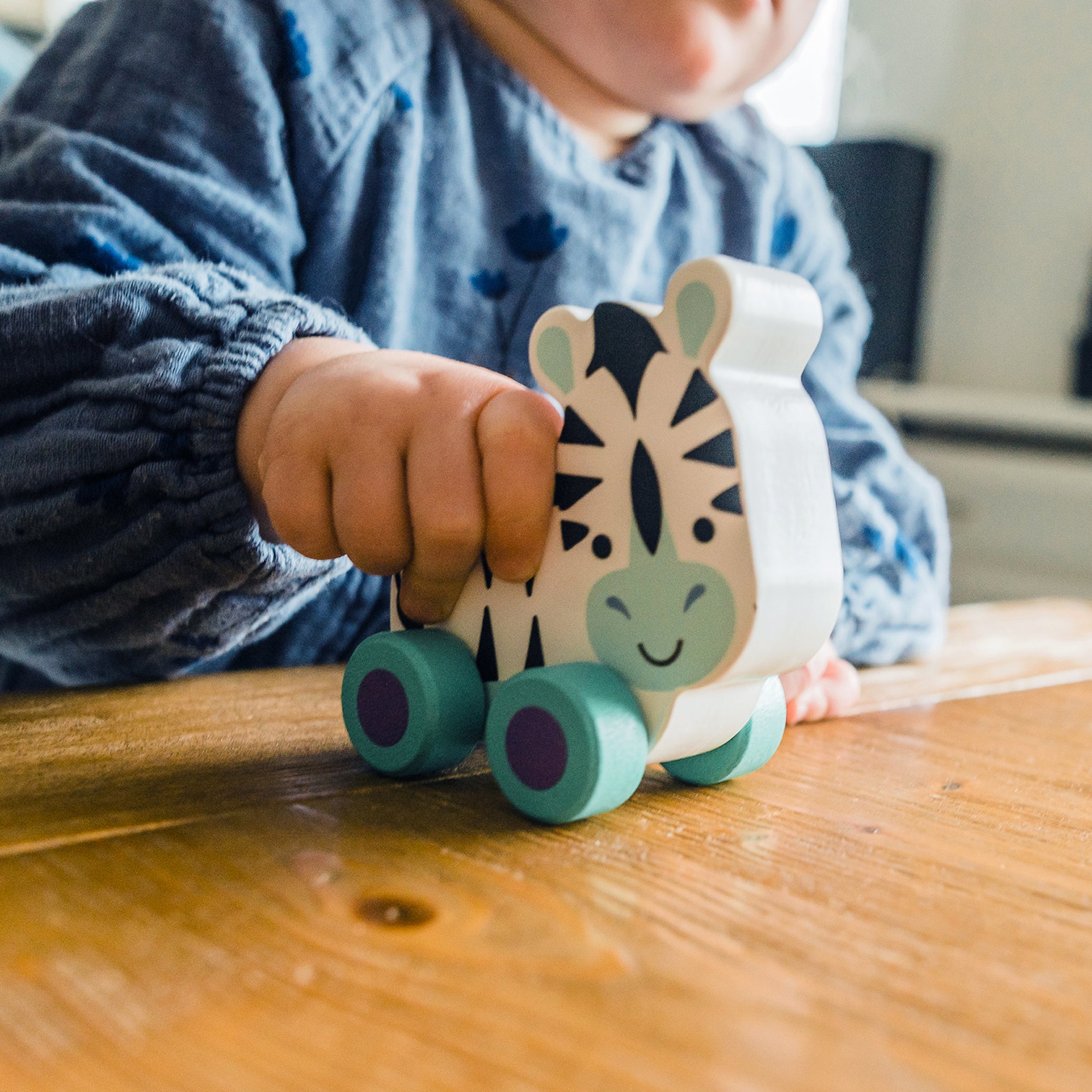 Zebra First Push Toy– Orange Tree Toys