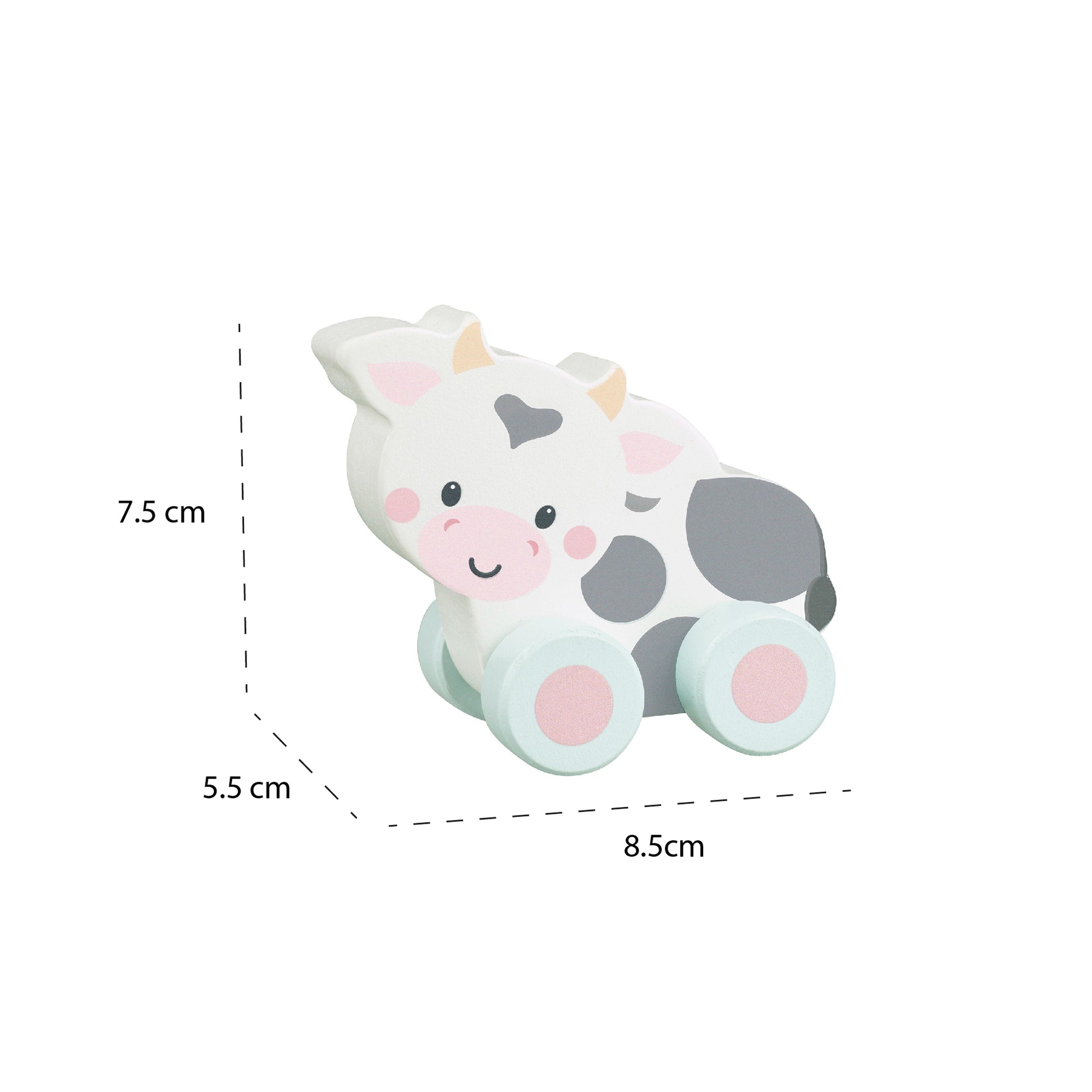 Cow First Push Toy– Orange Tree Toys