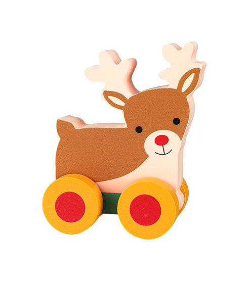 Rudolph First Push Toy– Orange Tree Toys