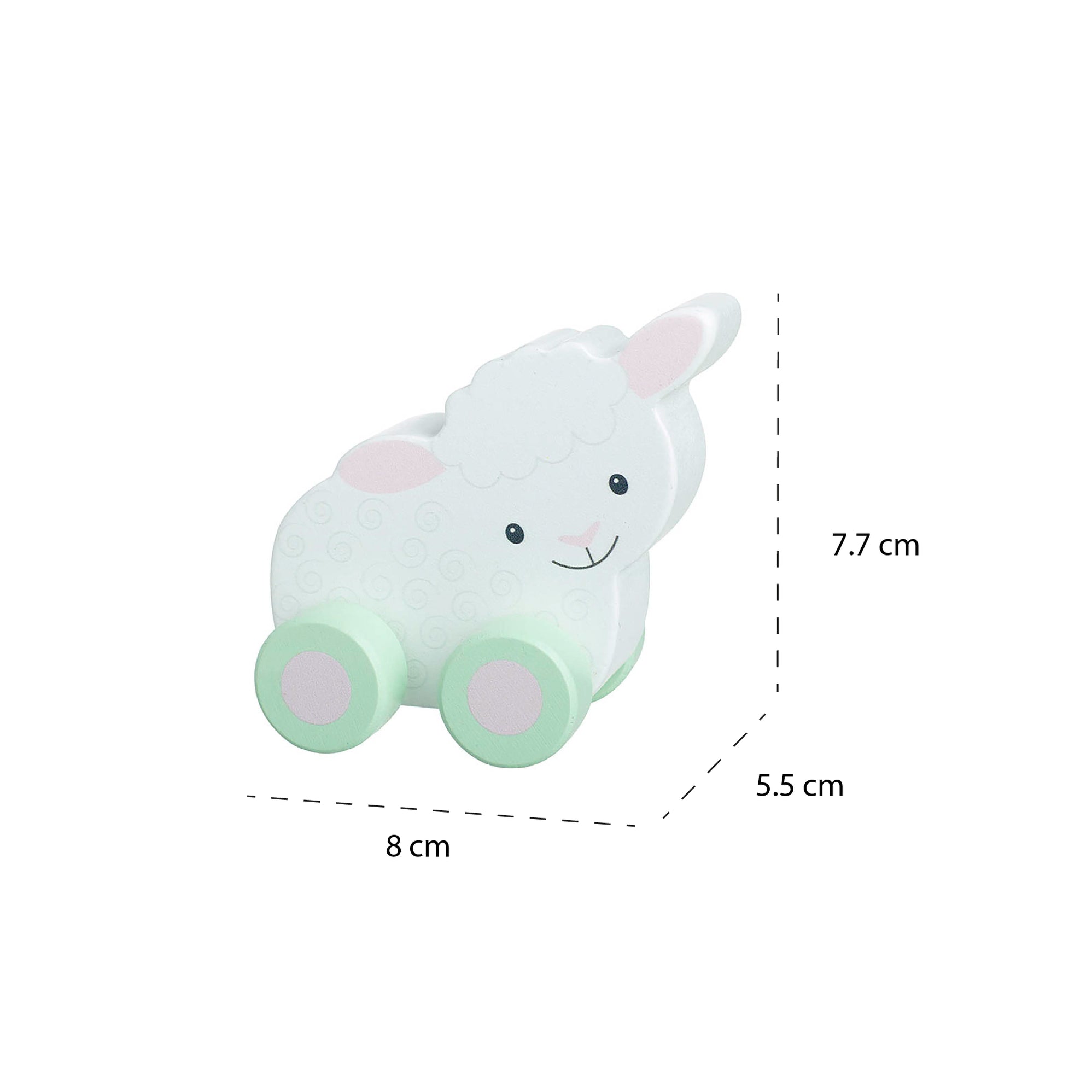 Sheep First Push Toy– Orange Tree Toys