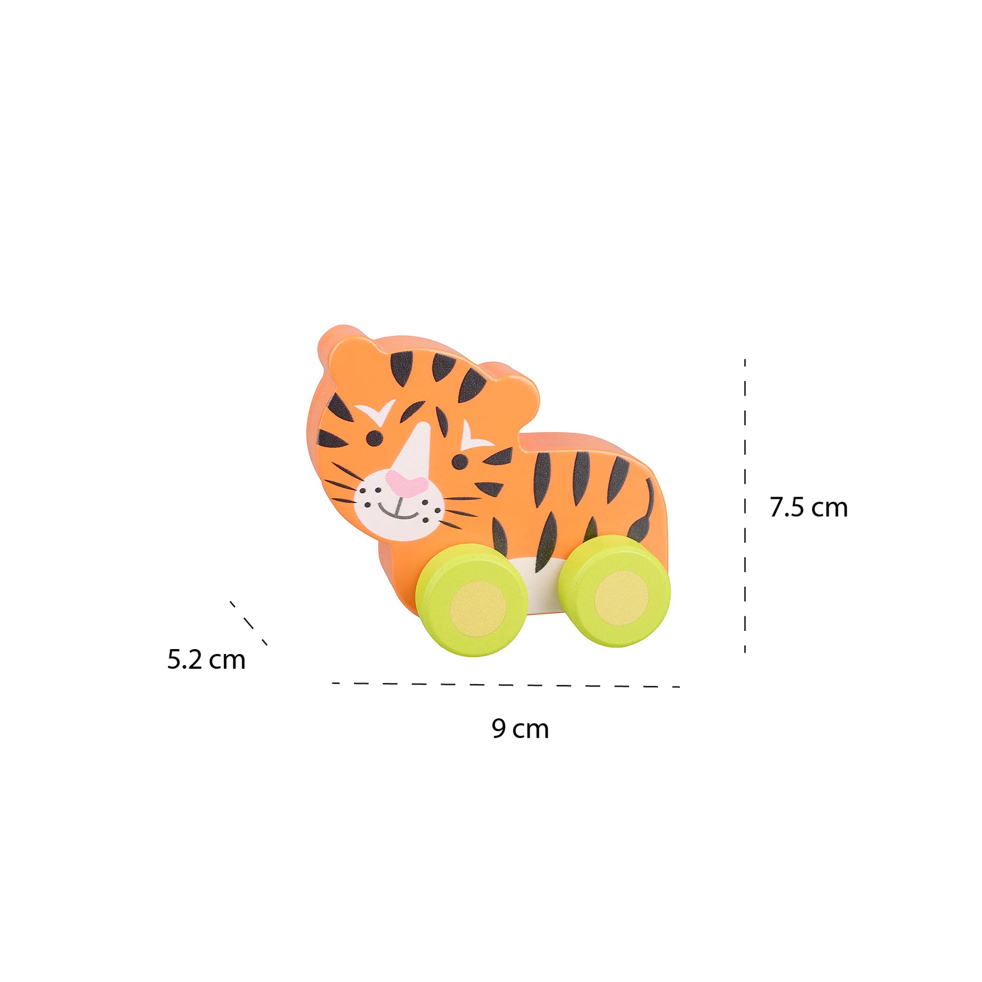 Tiger First Push Toy– Orange Tree Toys