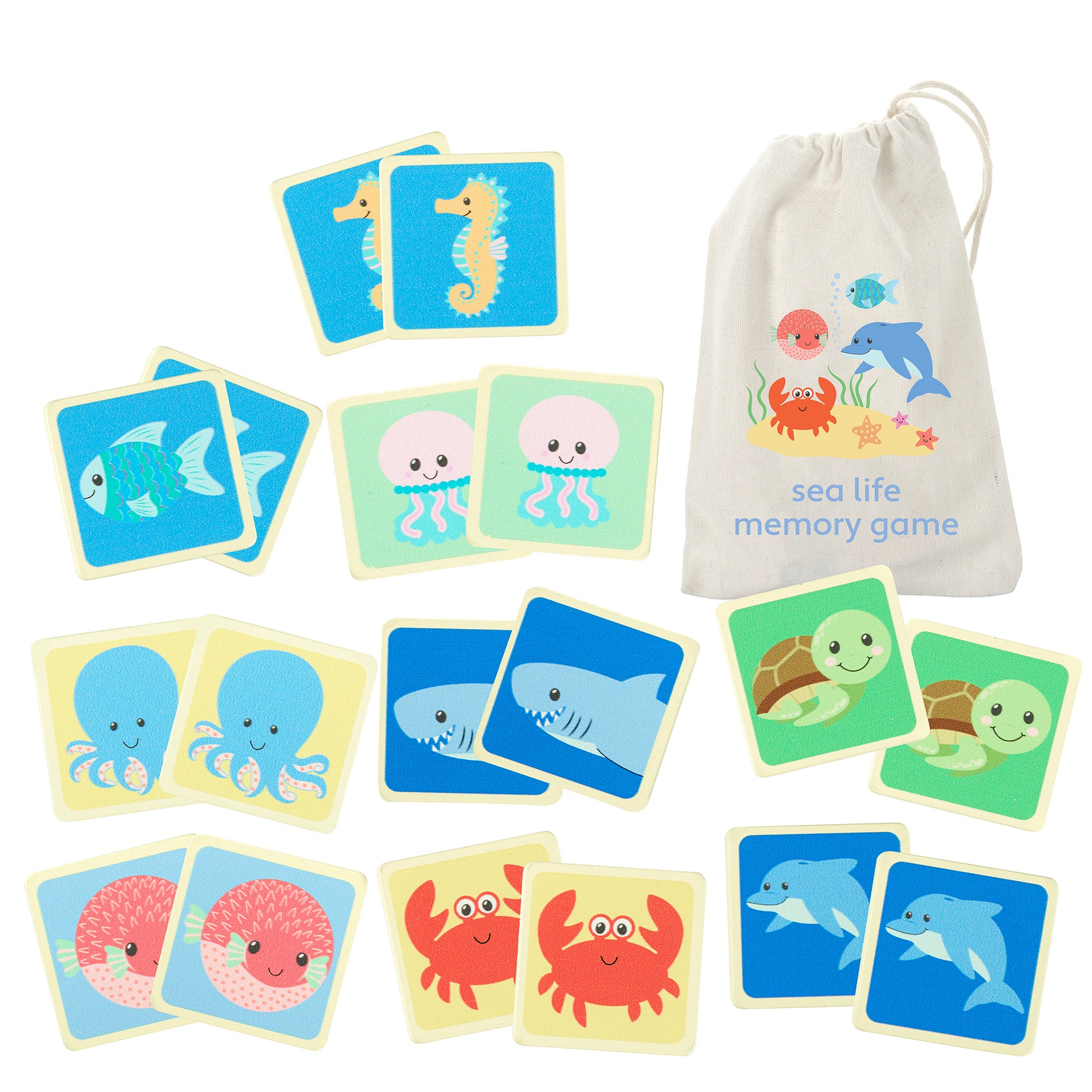 Sea Life Memory Game– Orange Tree Toys