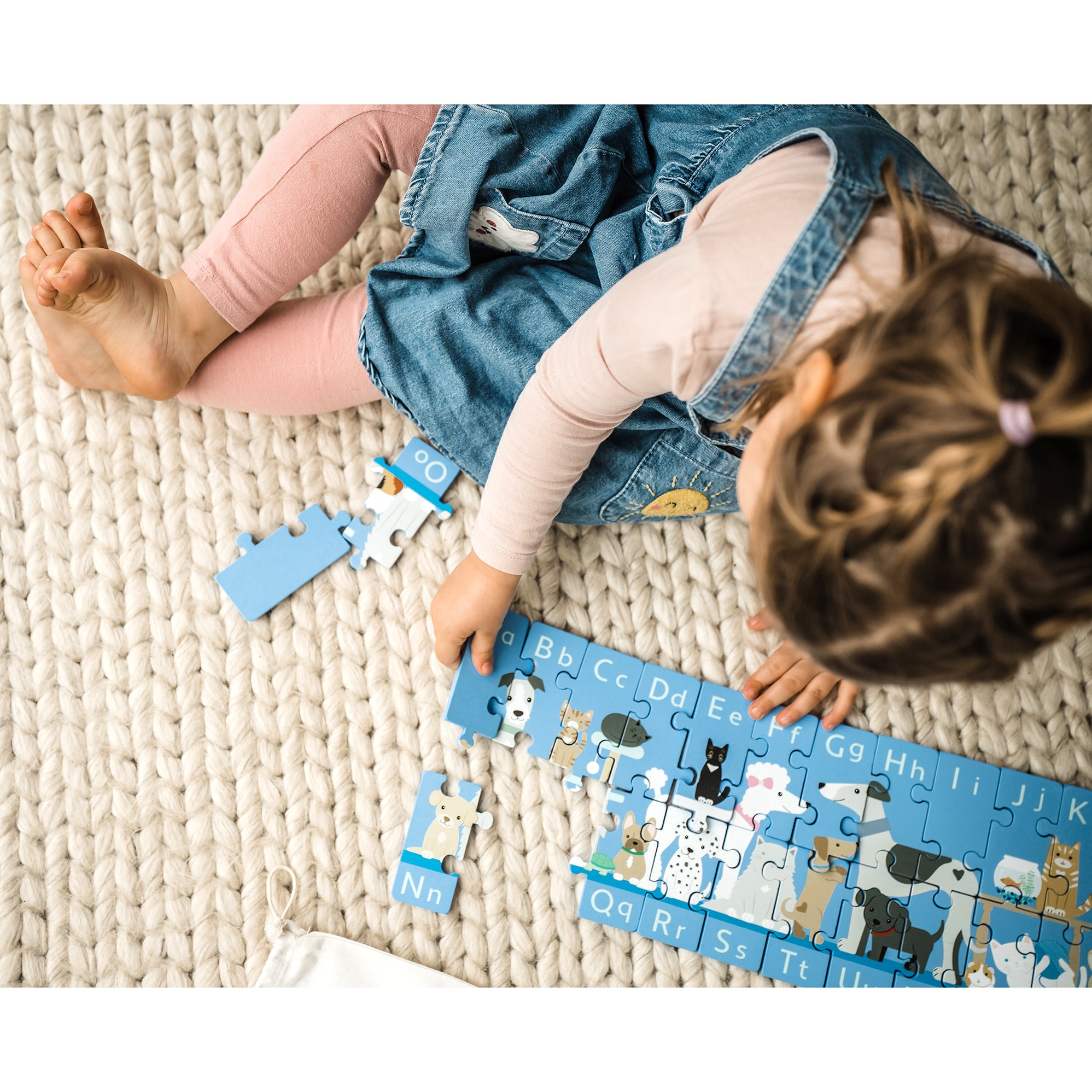 NEW Pets Alphabet Puzzle– Orange Tree Toys