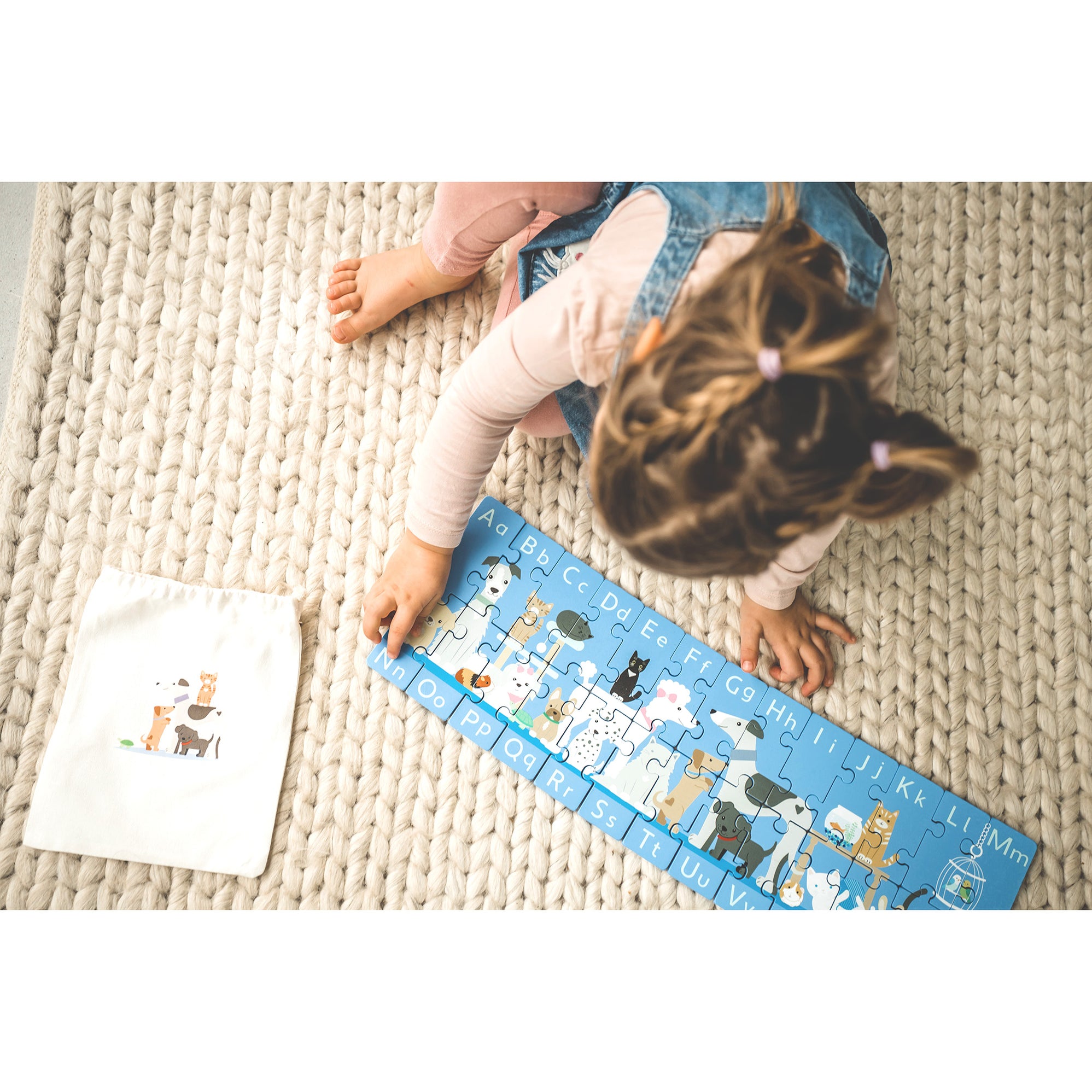 NEW Pets Alphabet Puzzle– Orange Tree Toys