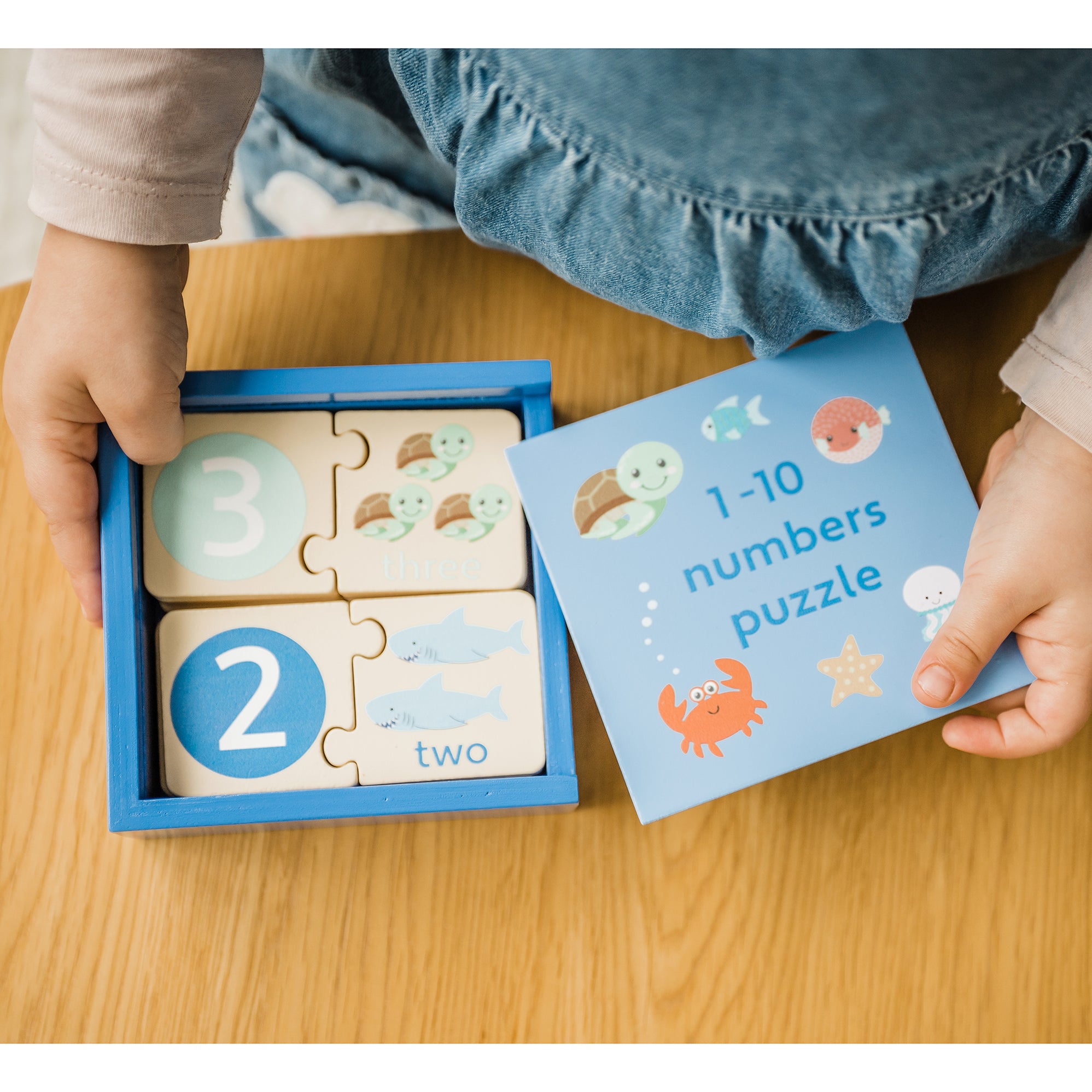 NEW Sea Life Numbers Puzzle in a box– Orange Tree Toys