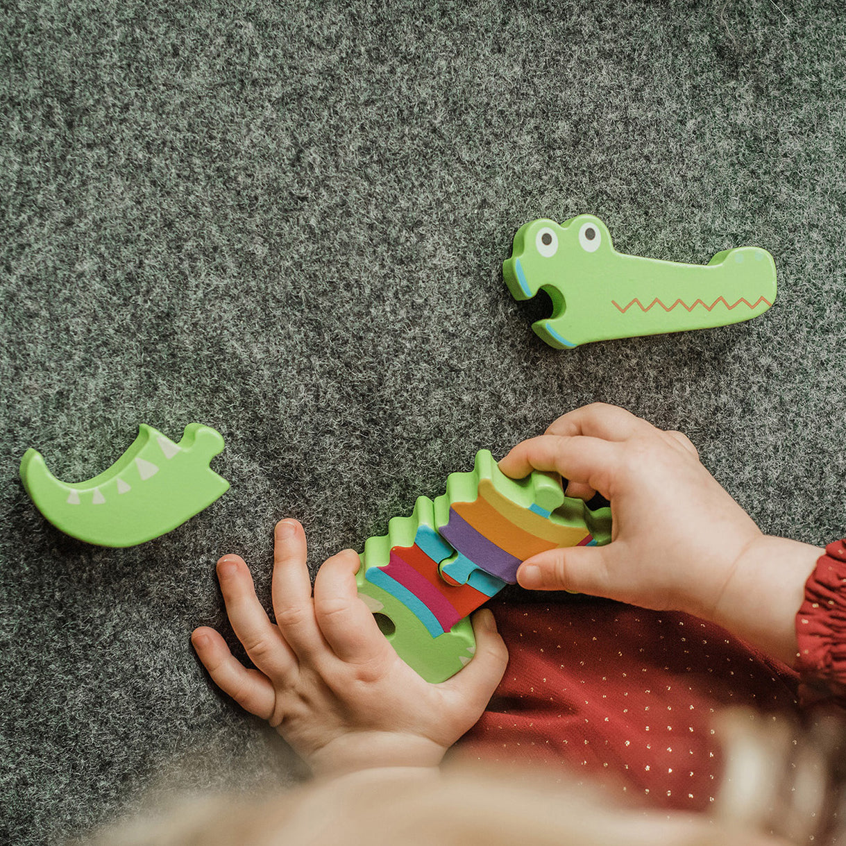 Crocodile Wooden Puzzle– Orange Tree Toys