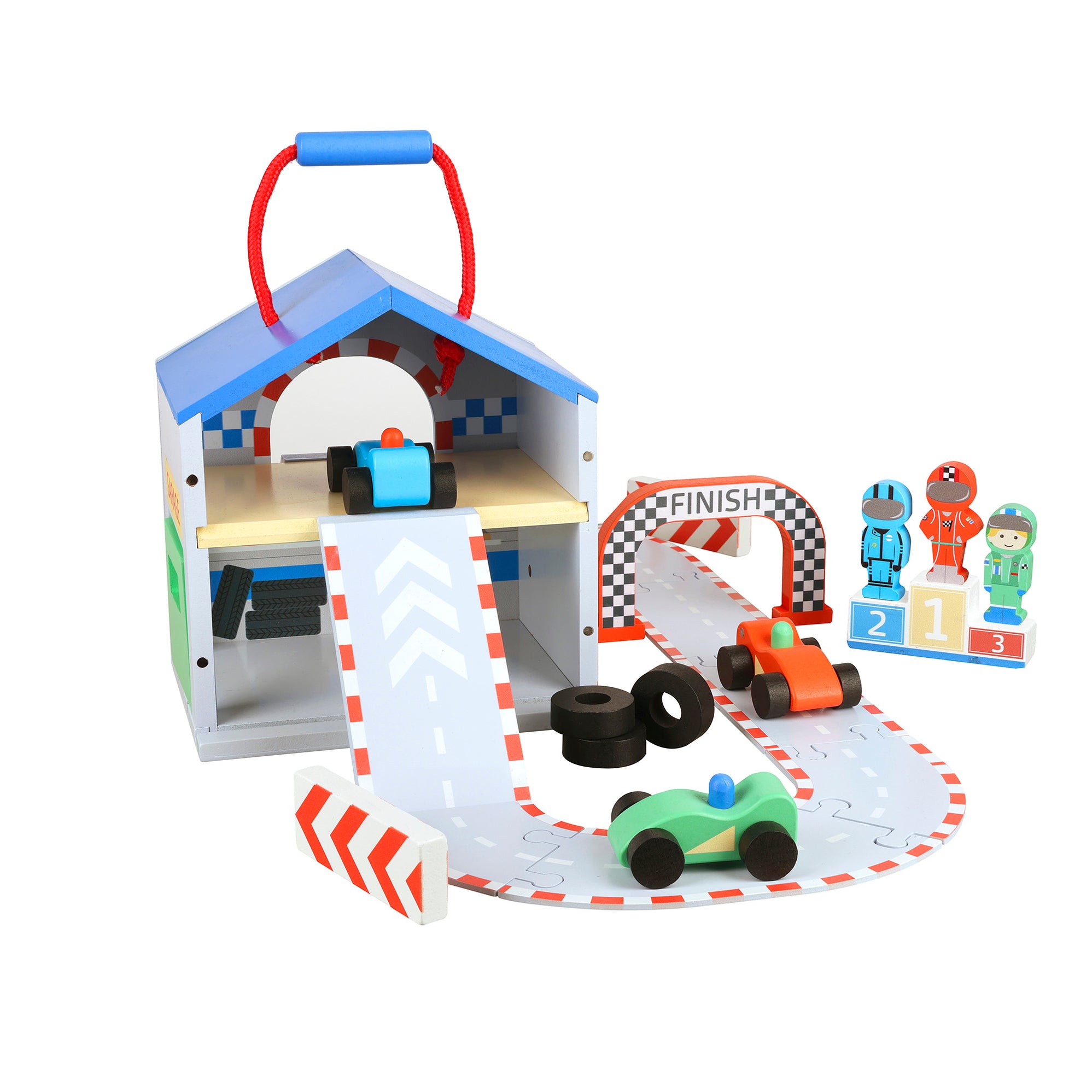 NEW Racing Track Play Set– Orange Tree Toys