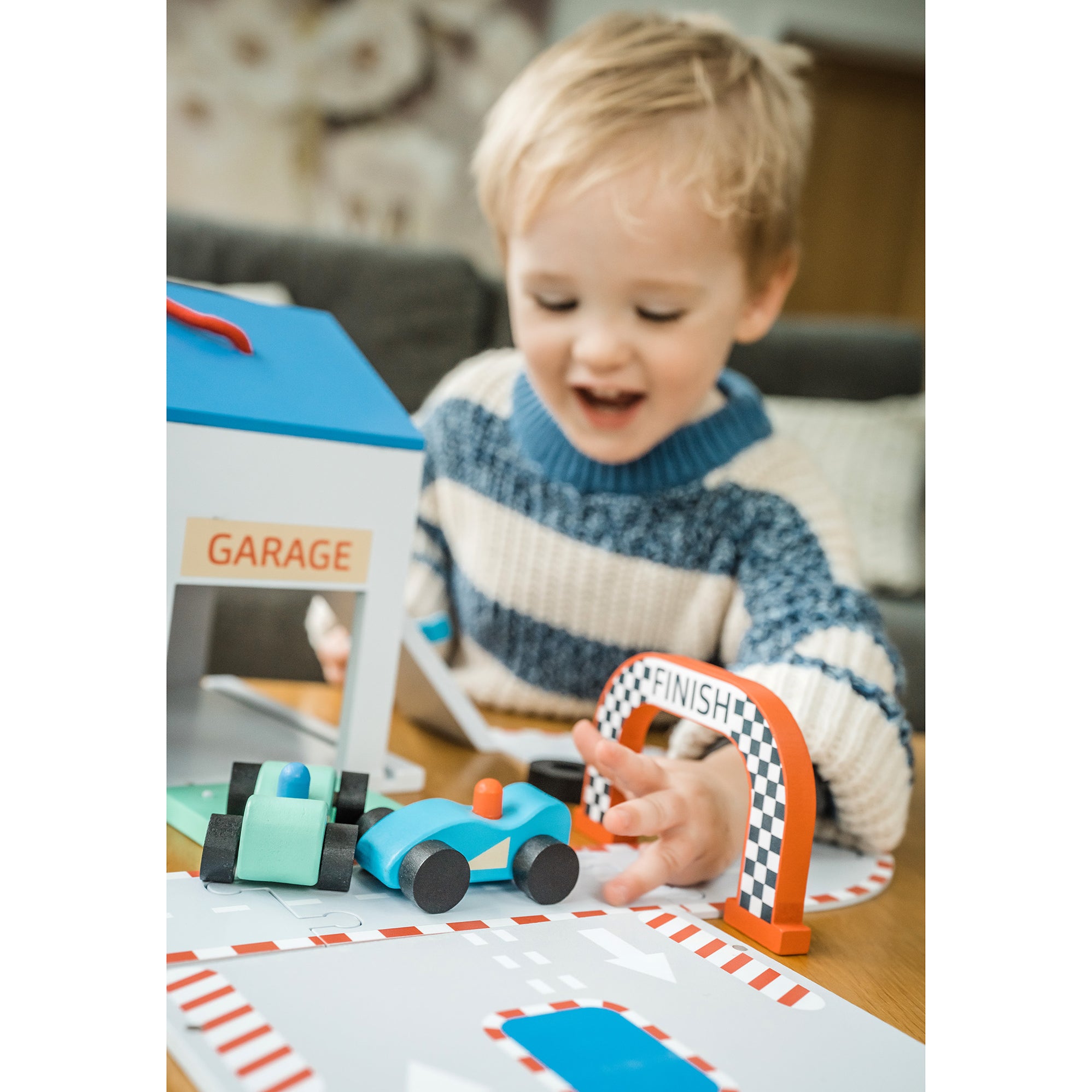 NEW Racing Track Play Set– Orange Tree Toys