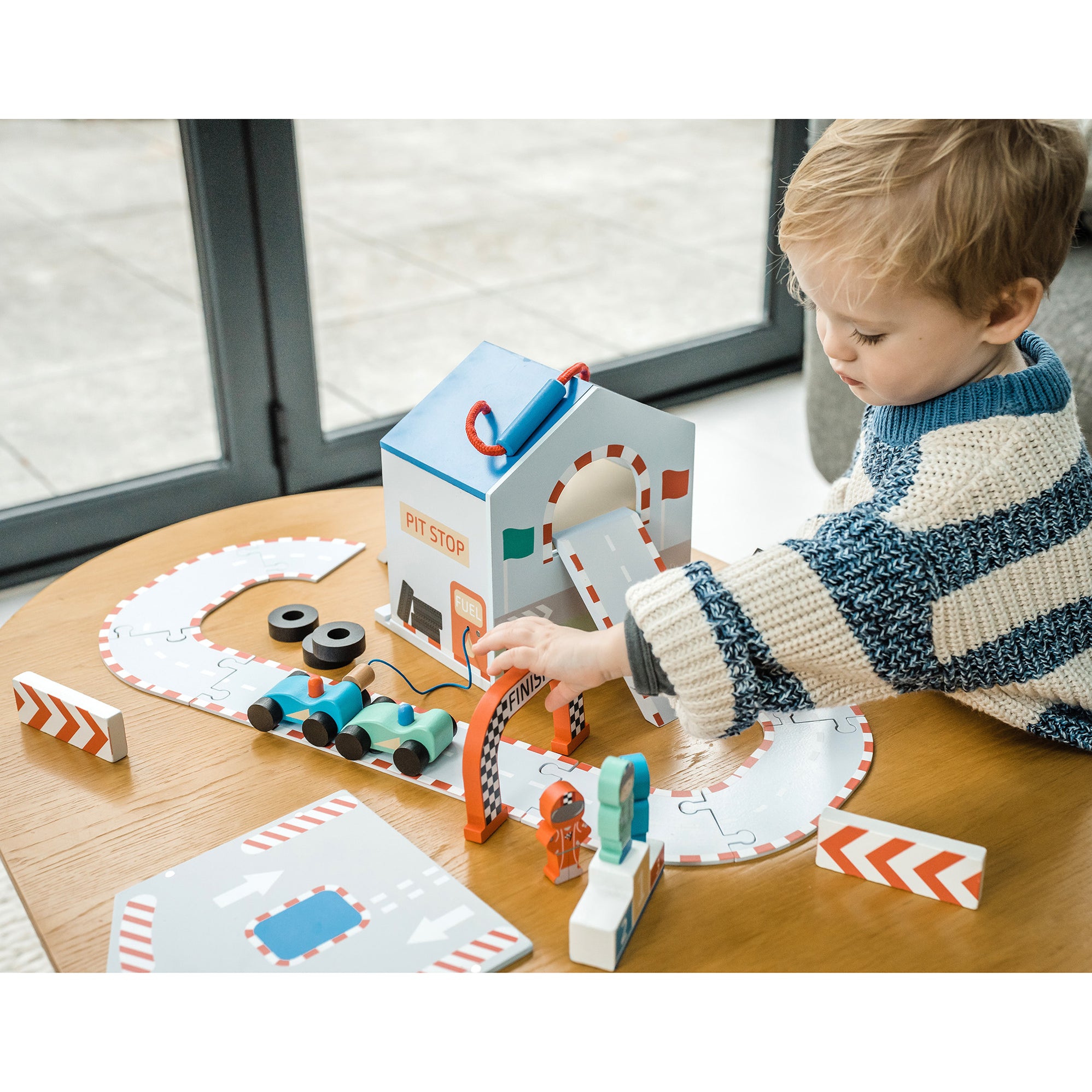 NEW Racing Track Play Set– Orange Tree Toys