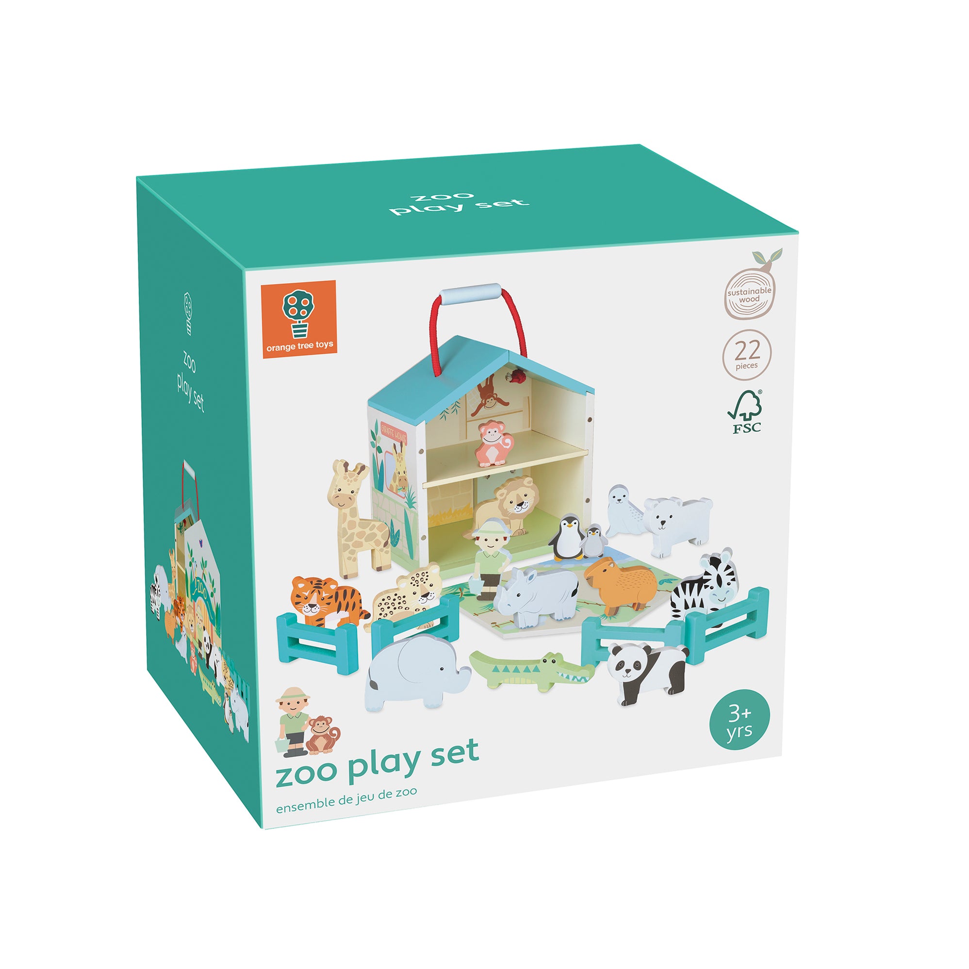 Zoo Play Set– Orange Tree Toys