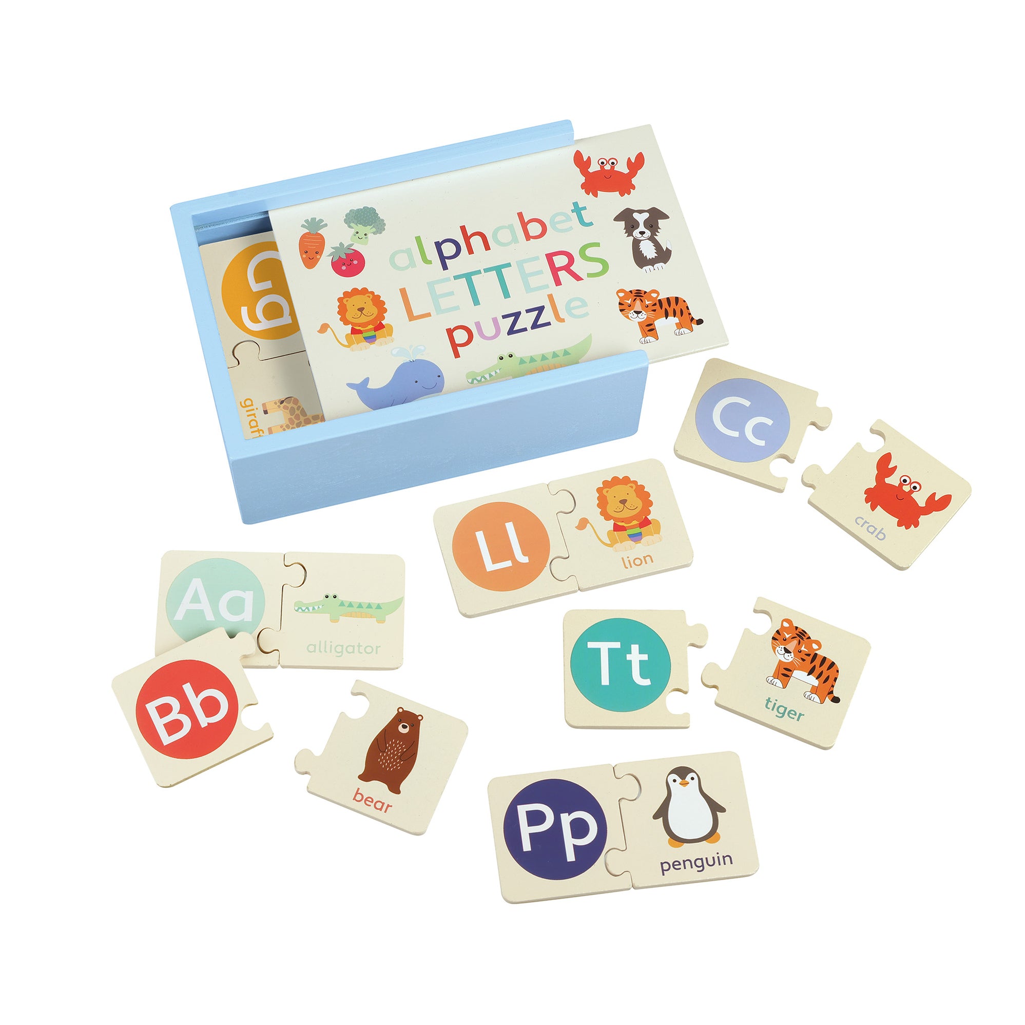 NEW Alphabet Puzzles in a Box– Orange Tree Toys
