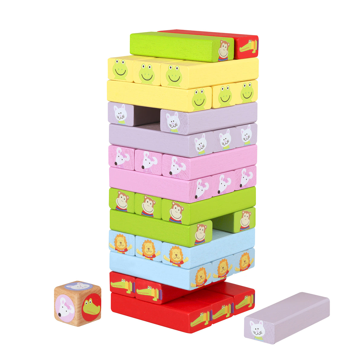 Animals Tumbling Tower– Orange Tree Toys