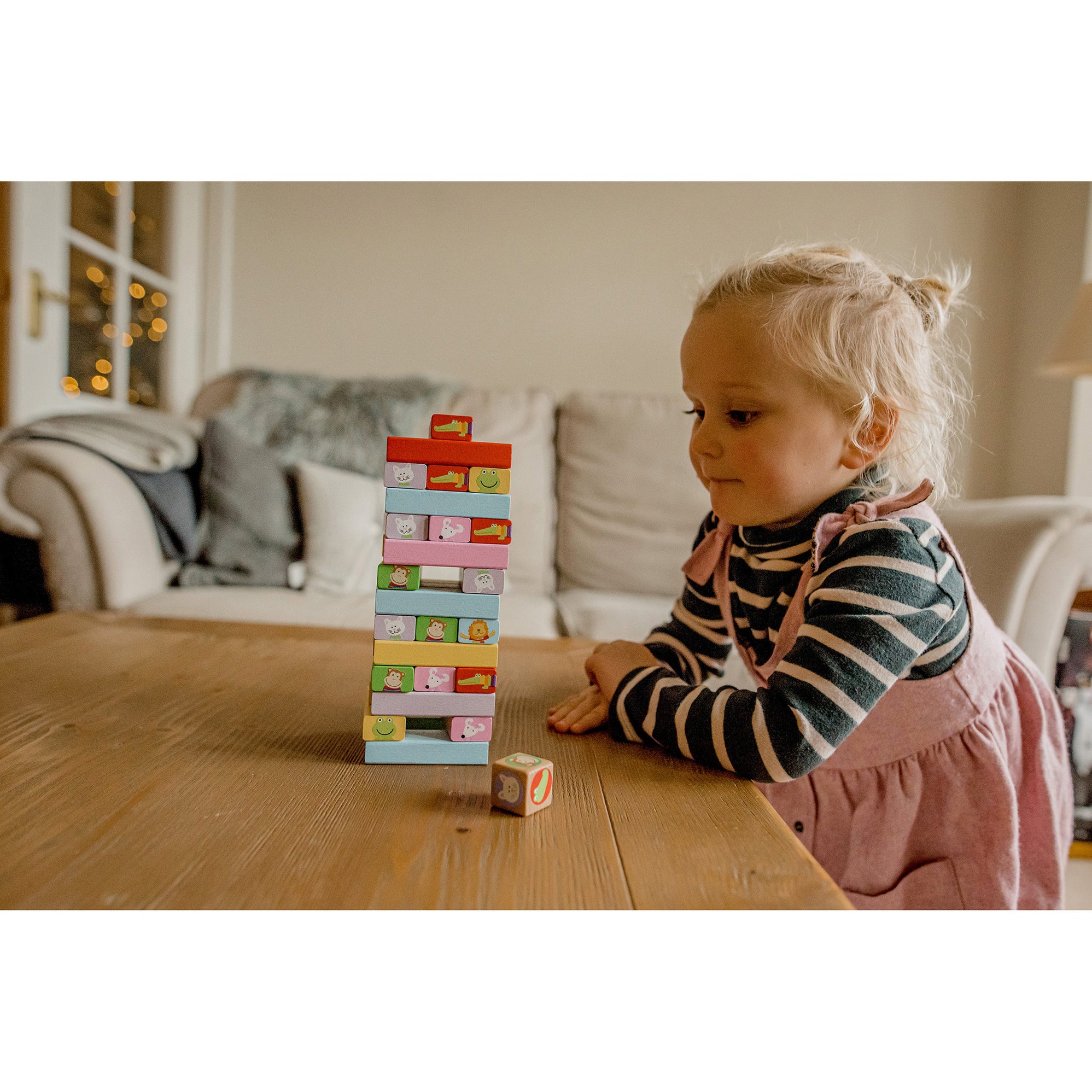 Animals Tumbling Tower– Orange Tree Toys