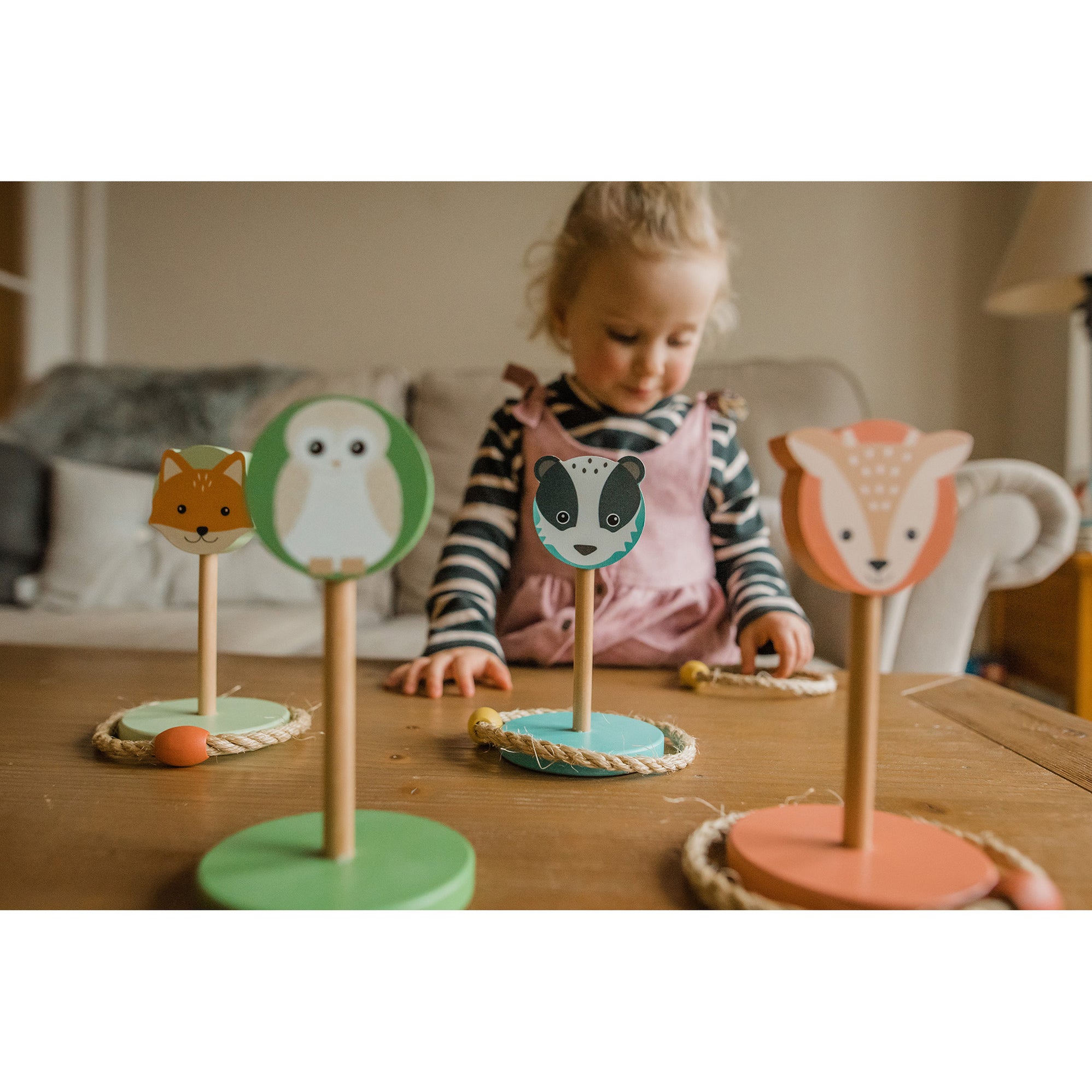 Woodland Animal Hoopla– Orange Tree Toys
