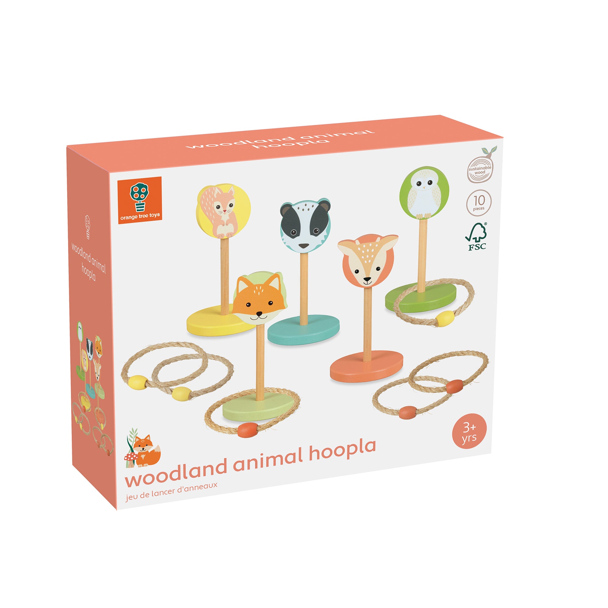 Woodland Animal Hoopla– Orange Tree Toys