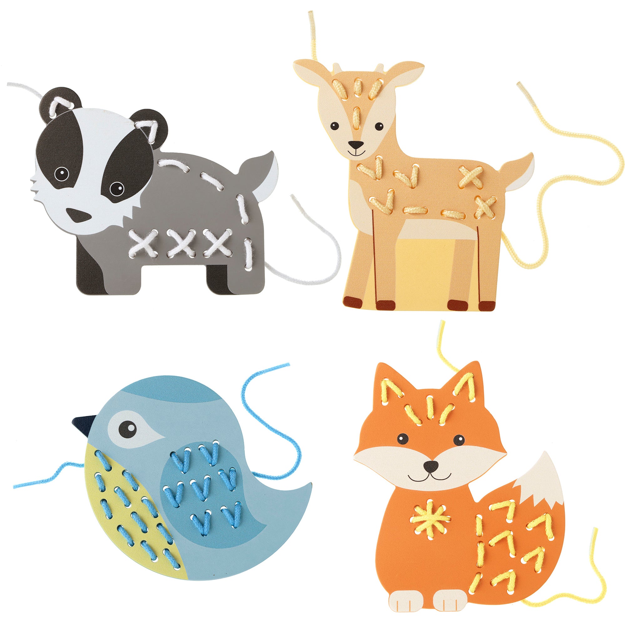 Woodland Animal Stitching Kit (pack of 4)– Orange Tree Toys