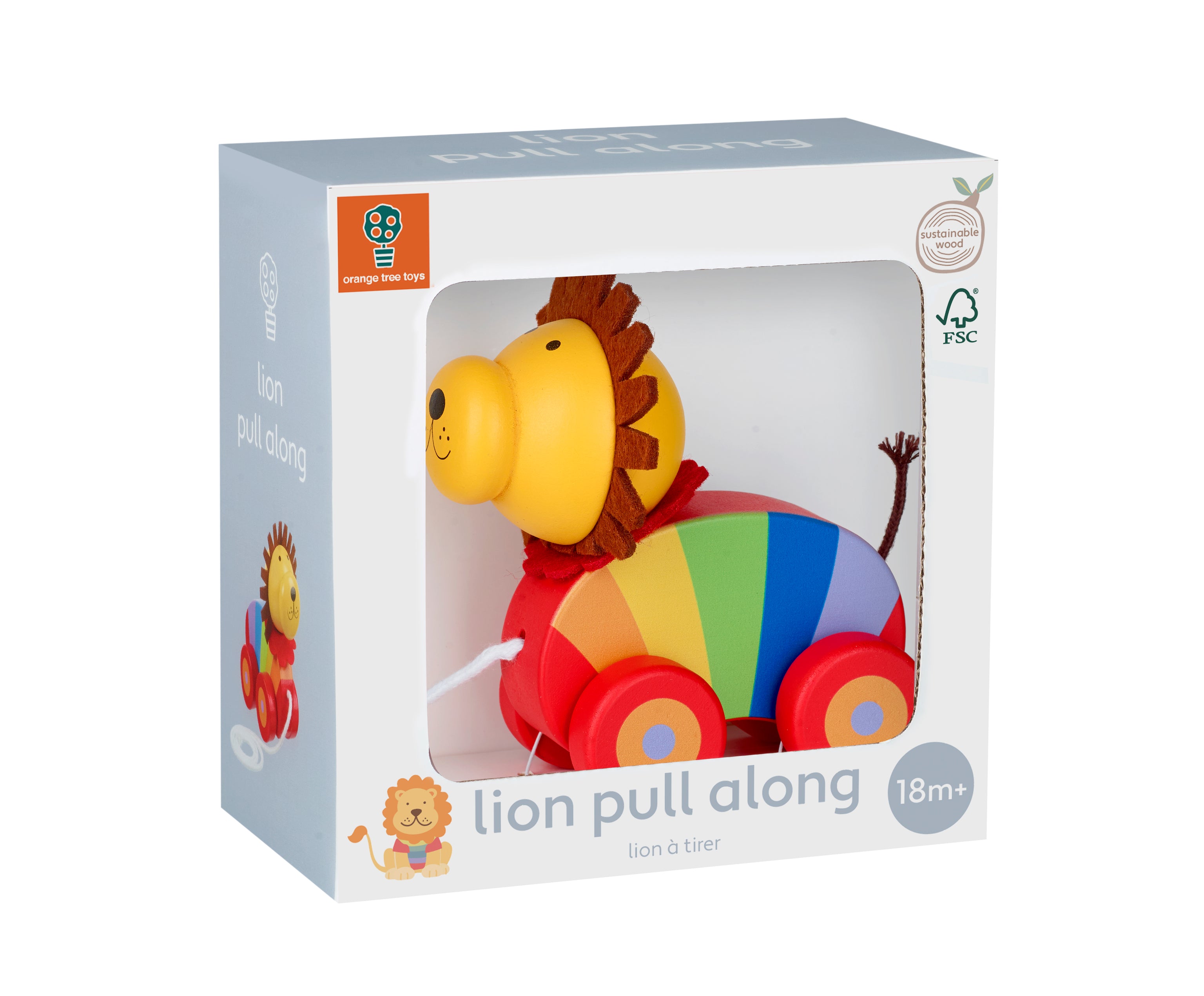 Lion Pull Along– Orange Tree Toys