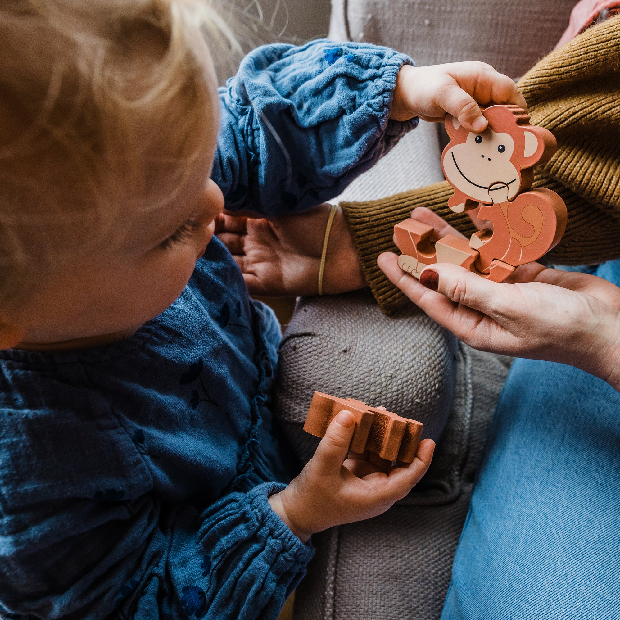 Monkey Wooden Puzzle– Orange Tree Toys