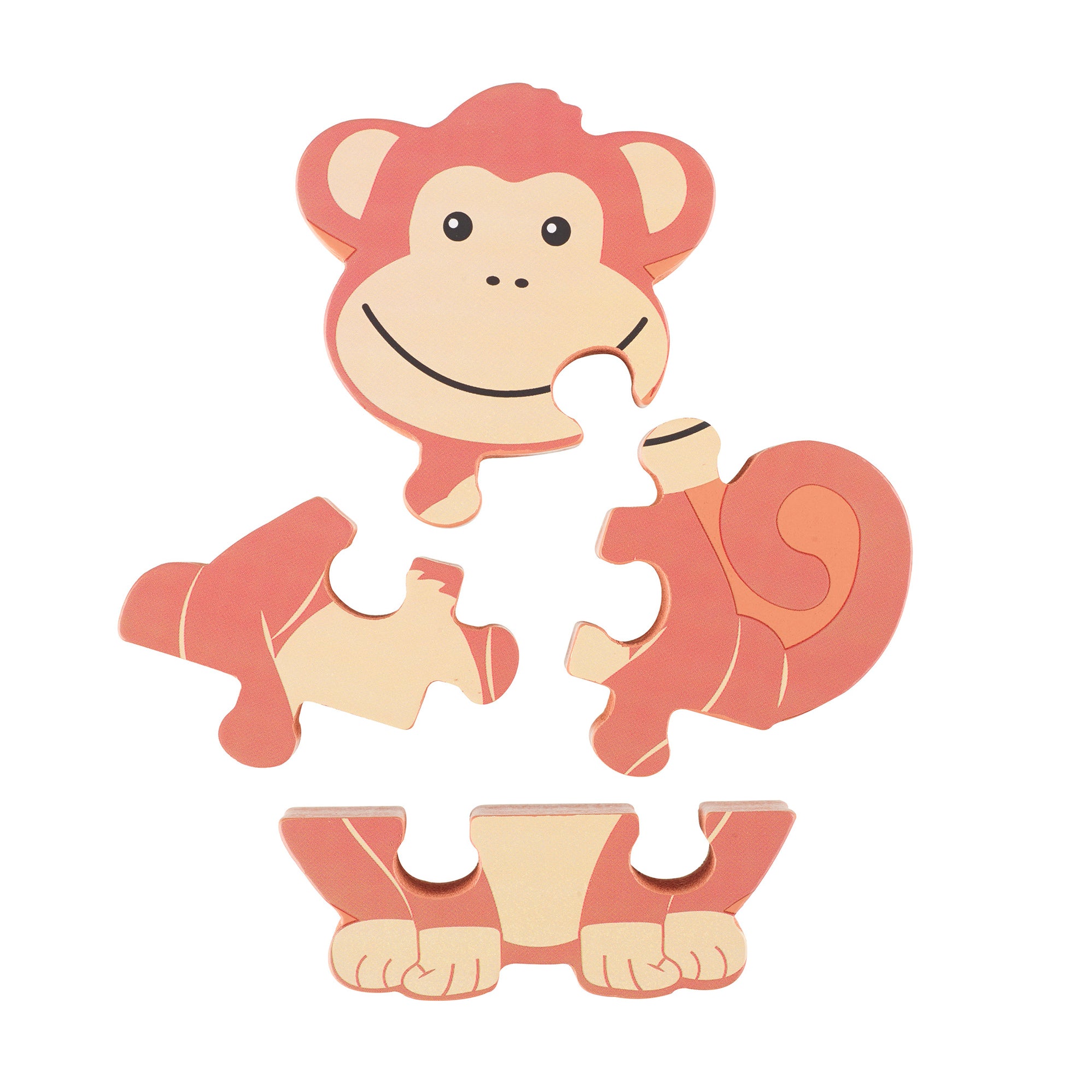 Monkey Wooden Puzzle– Orange Tree Toys