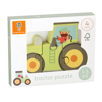 Tractor Wooden Puzzle– Orange Tree Toys