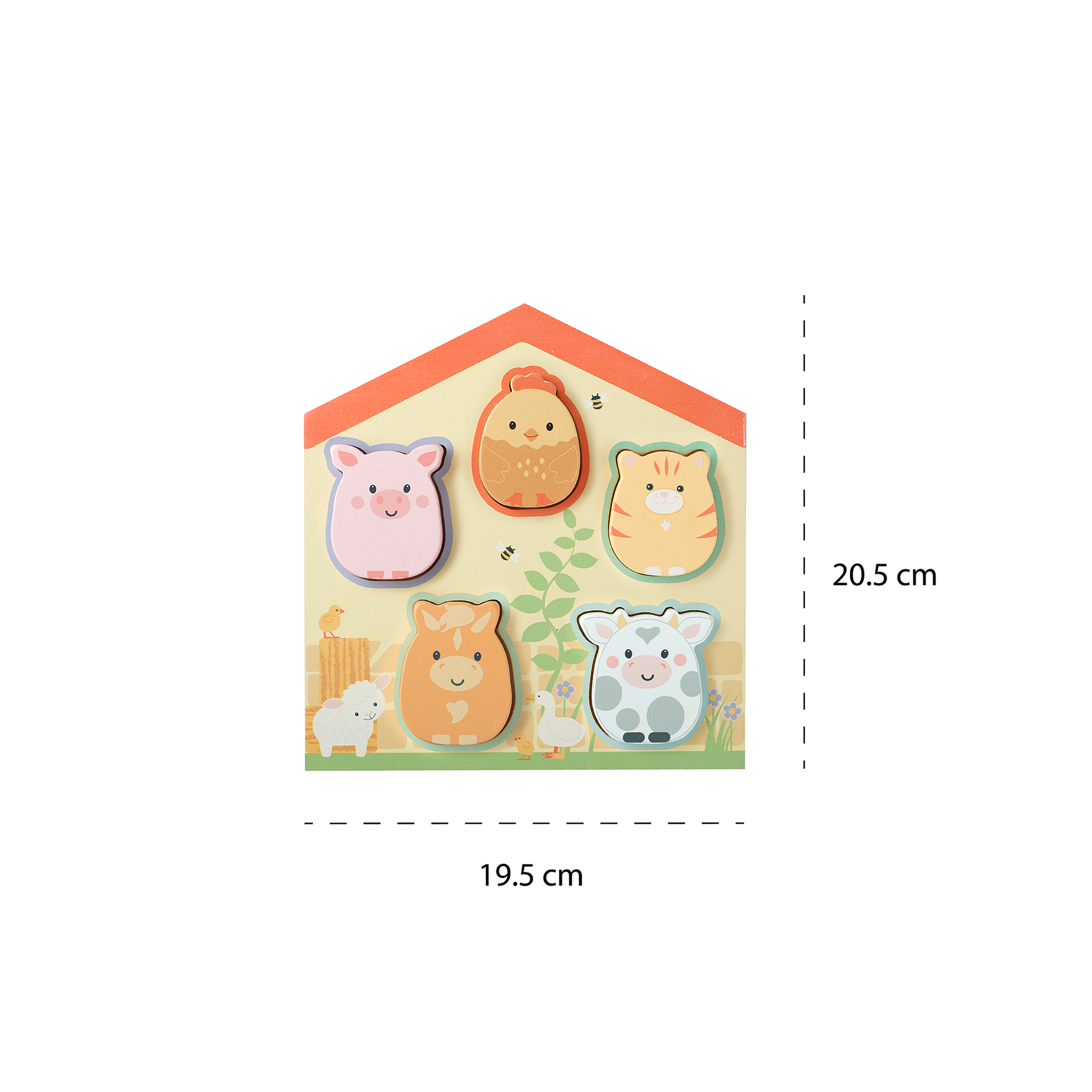 Farmyard Barn Shape Puzzle– Orange Tree Toys