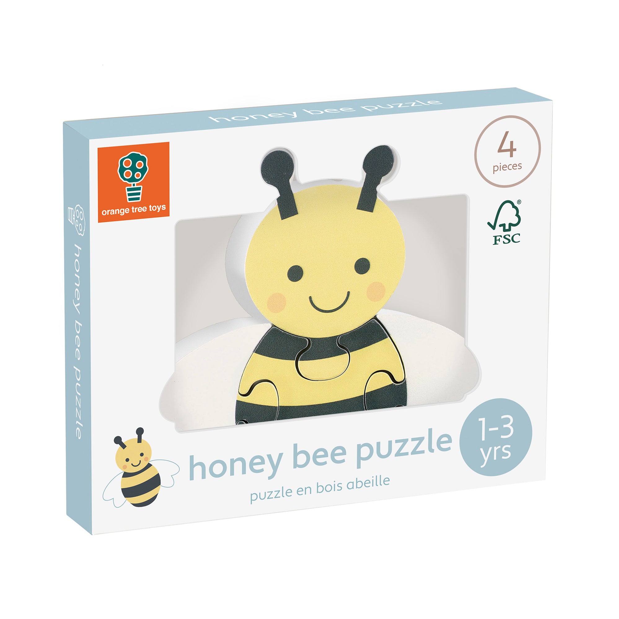 Honey Bee Wooden Puzzle– Orange Tree Toys