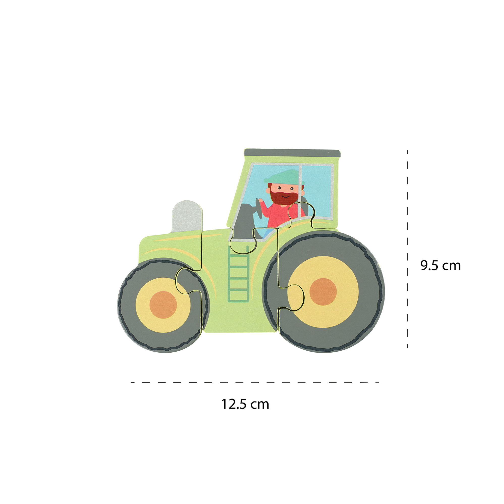 Tractor Wooden Puzzle– Orange Tree Toys