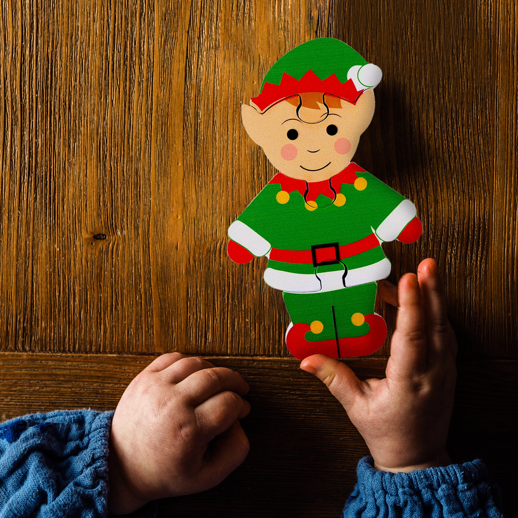 Elf Wooden Puzzle– Orange Tree Toys