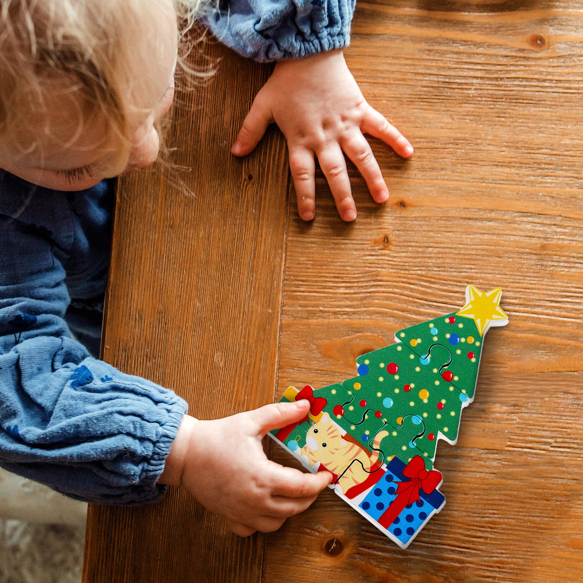 Christmas Tree Wooden Puzzle– Orange Tree Toys