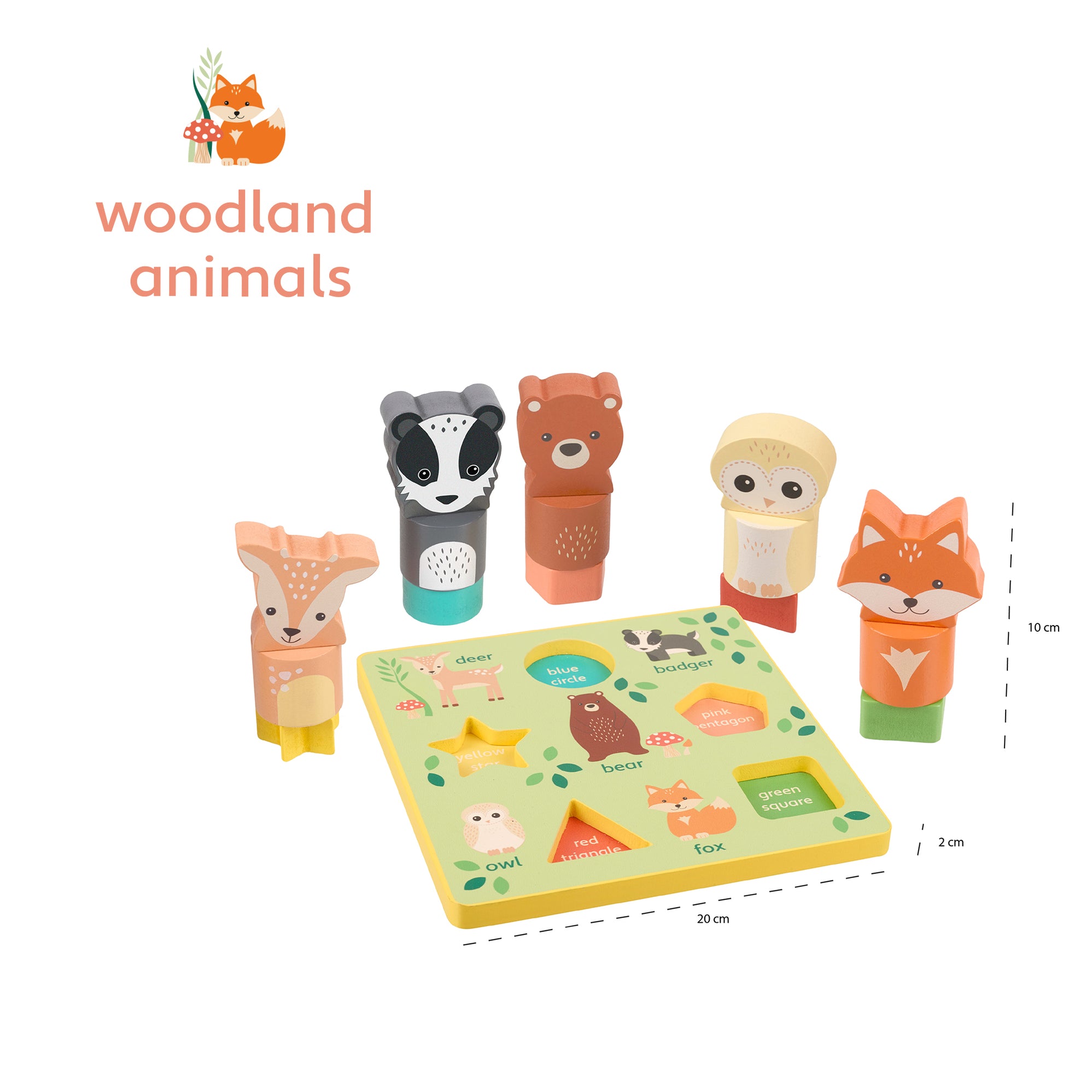 Woodland 3D Puzzle– Orange Tree Toys