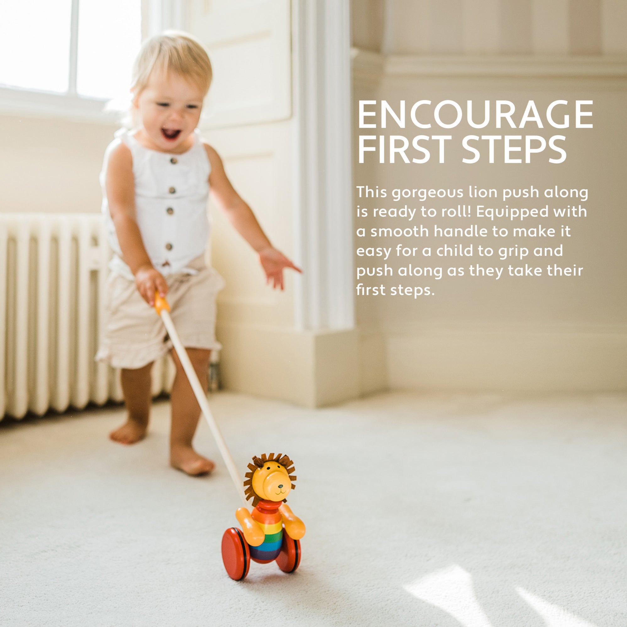 Lion Push Along– Orange Tree Toys