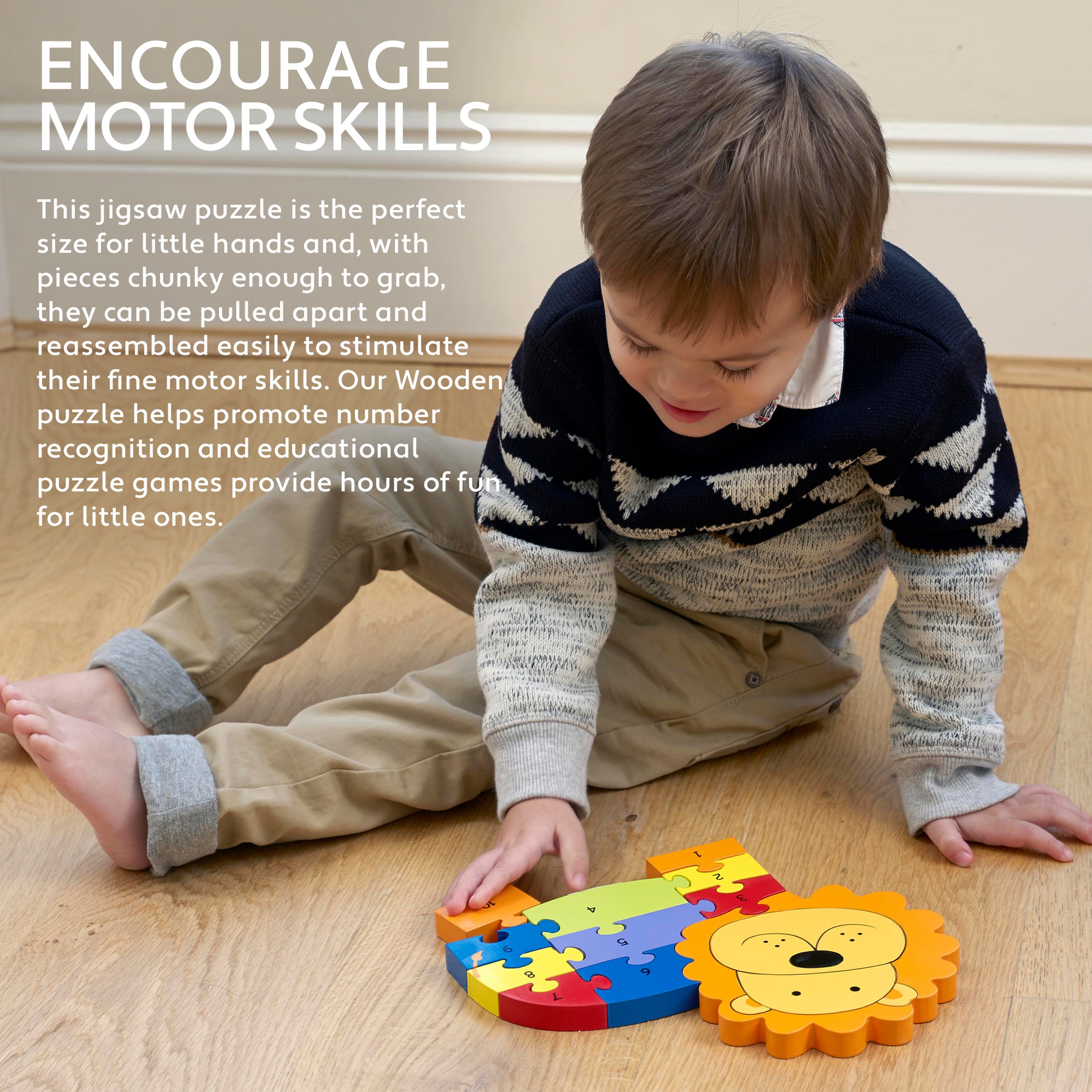 Lion Number Puzzle– Orange Tree Toys