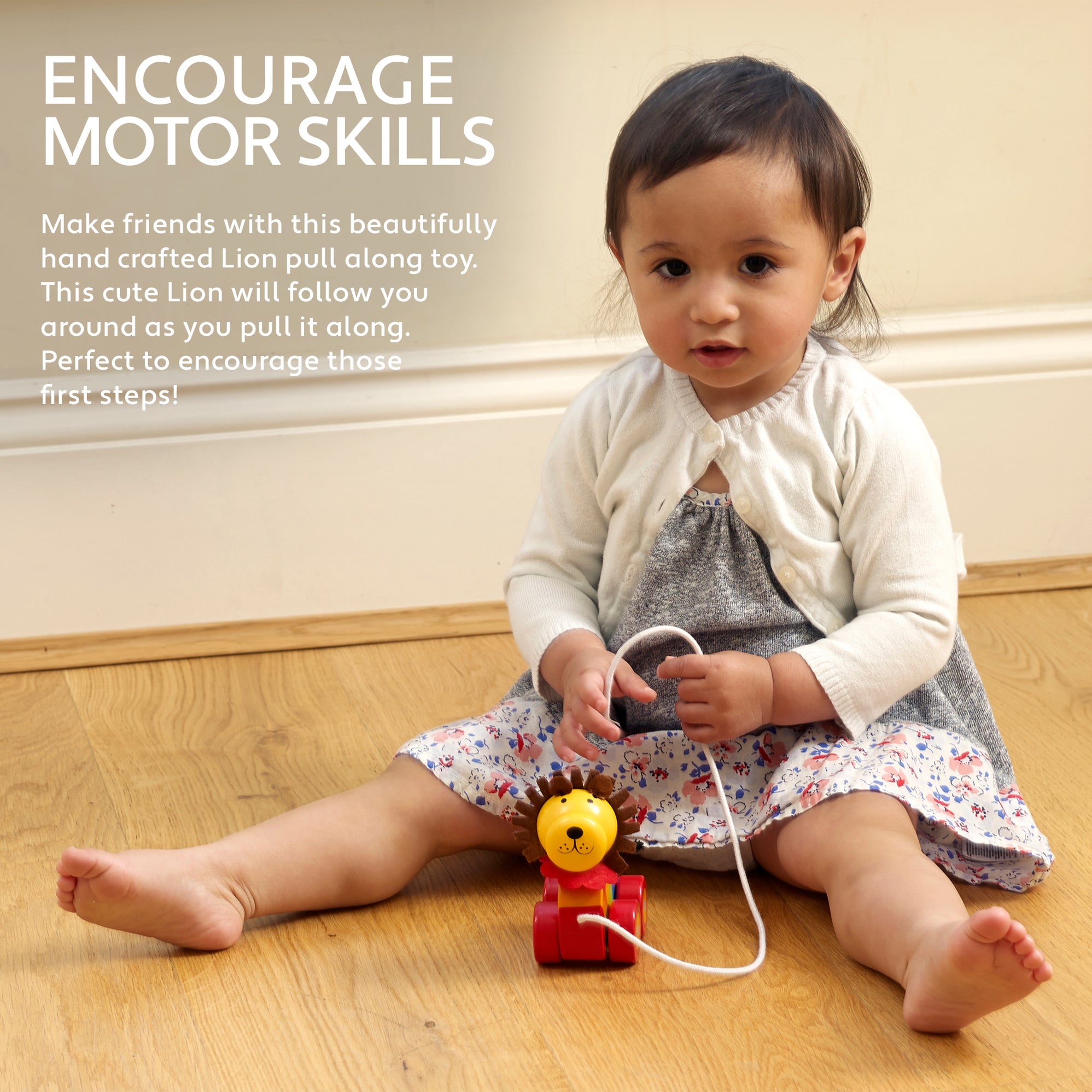 Lion Pull Along– Orange Tree Toys