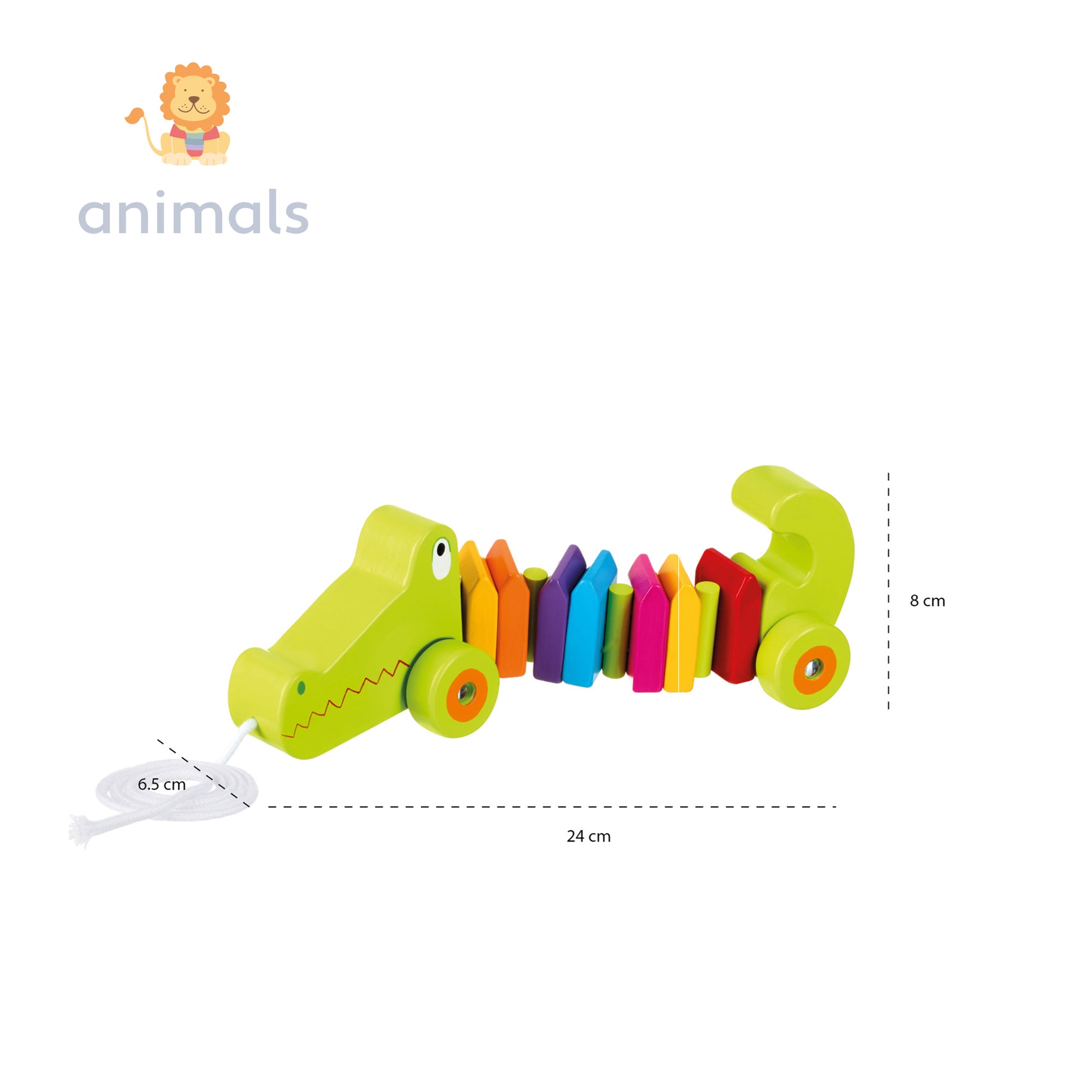 Crocodile Pull Along– Orange Tree Toys
