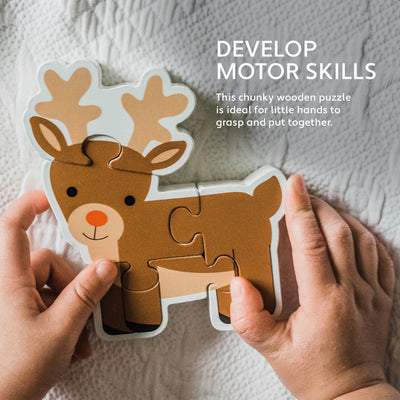 Rudolf Wooden Puzzle– Orange Tree Toys