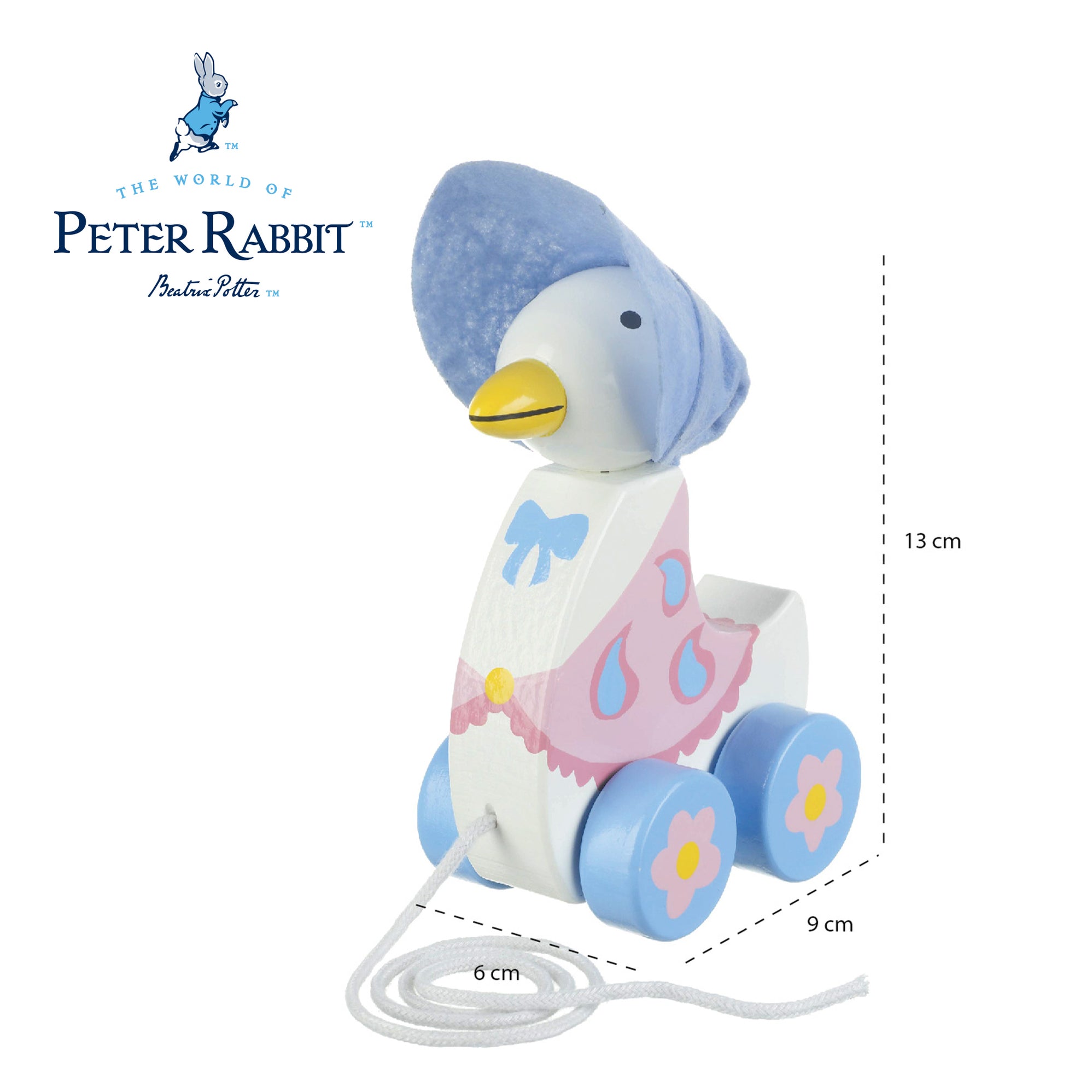 Jemima Puddle-Duck™ Pull Along– Orange Tree Toys