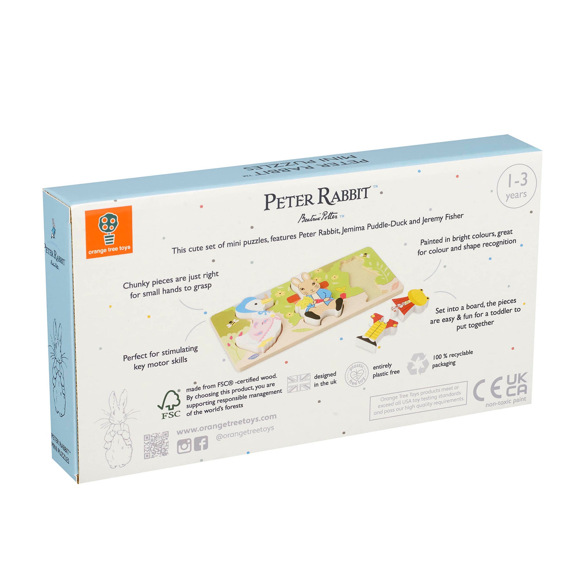 Peter Rabbit™ Mini Puzzles– Orange Tree Toys
