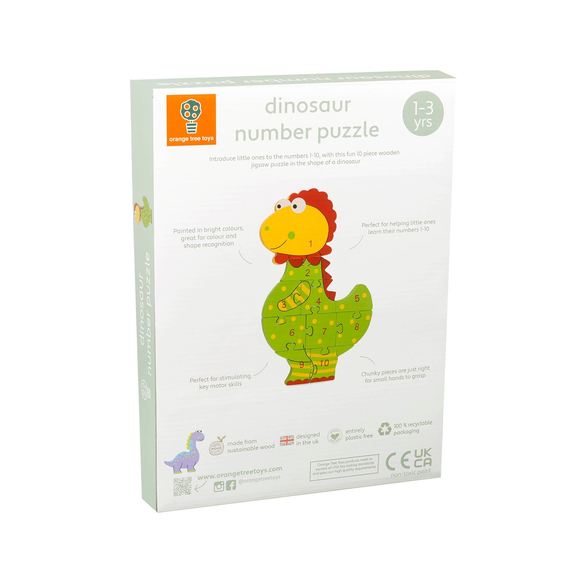 Dinosaur Number Puzzle– Orange Tree Toys