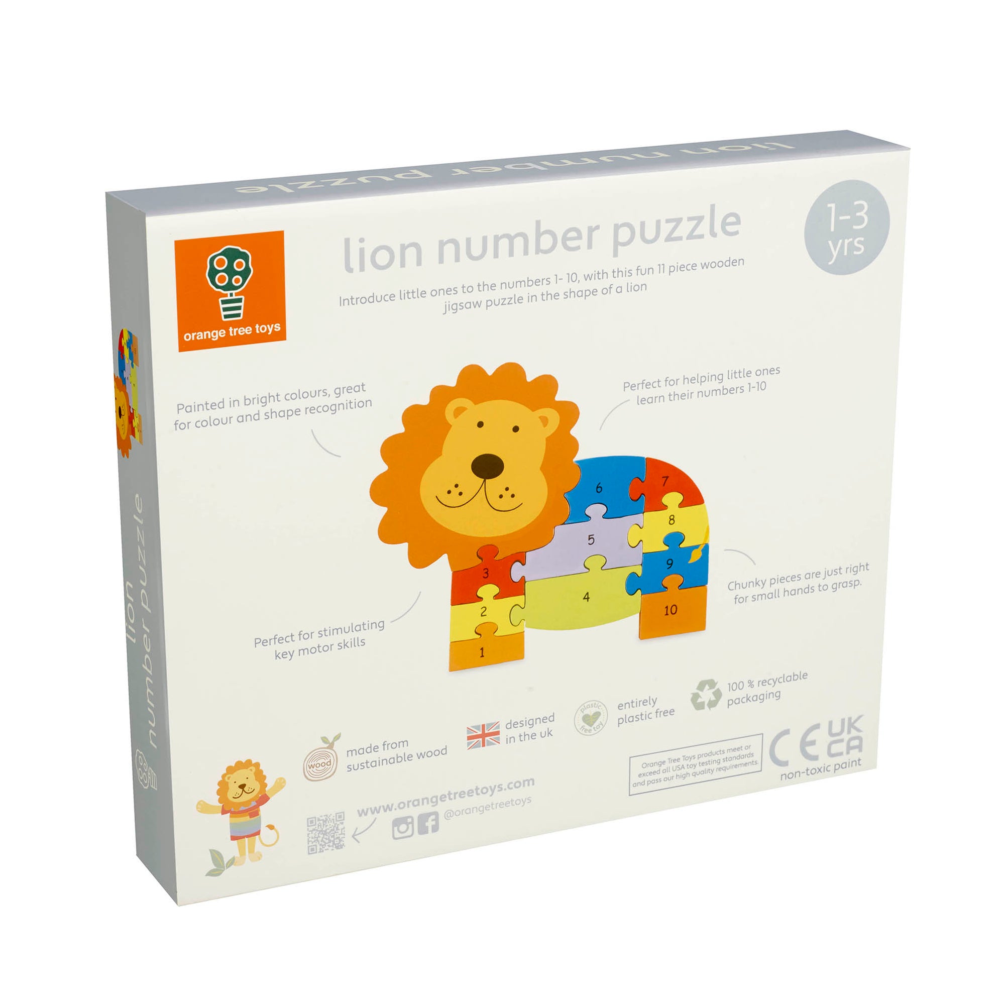 Lion Number Puzzle– Orange Tree Toys