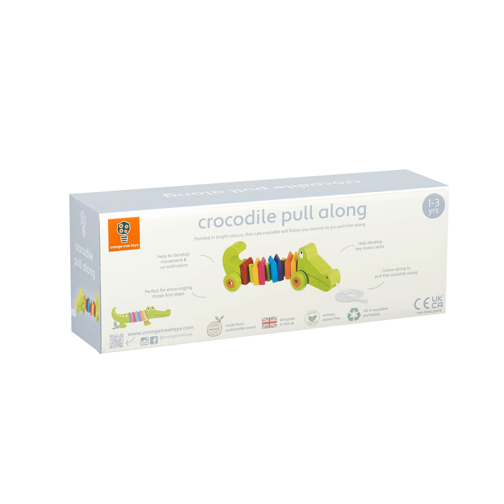 Crocodile Pull Along– Orange Tree Toys