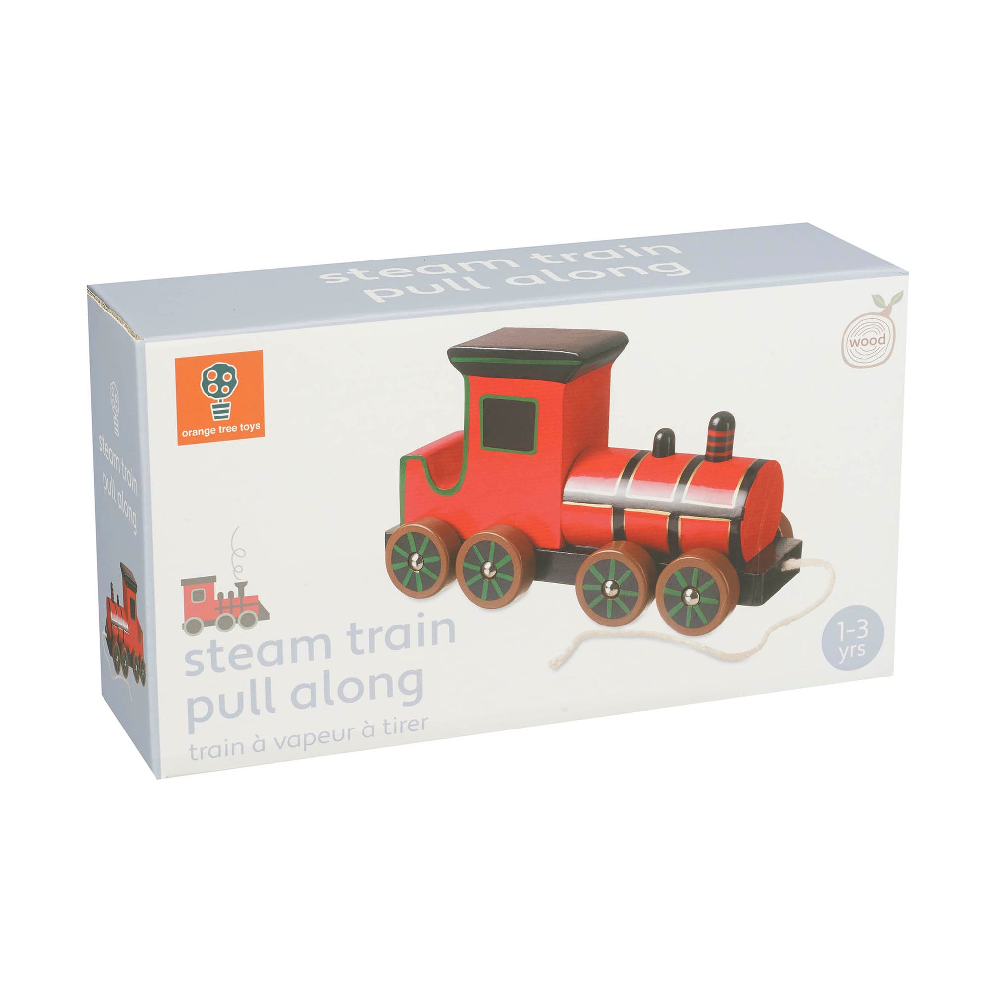 Steam Train Pull Along– Orange Tree Toys