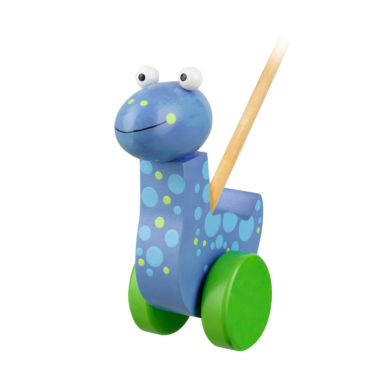 Diplodocus Push Along– Orange Tree Toys