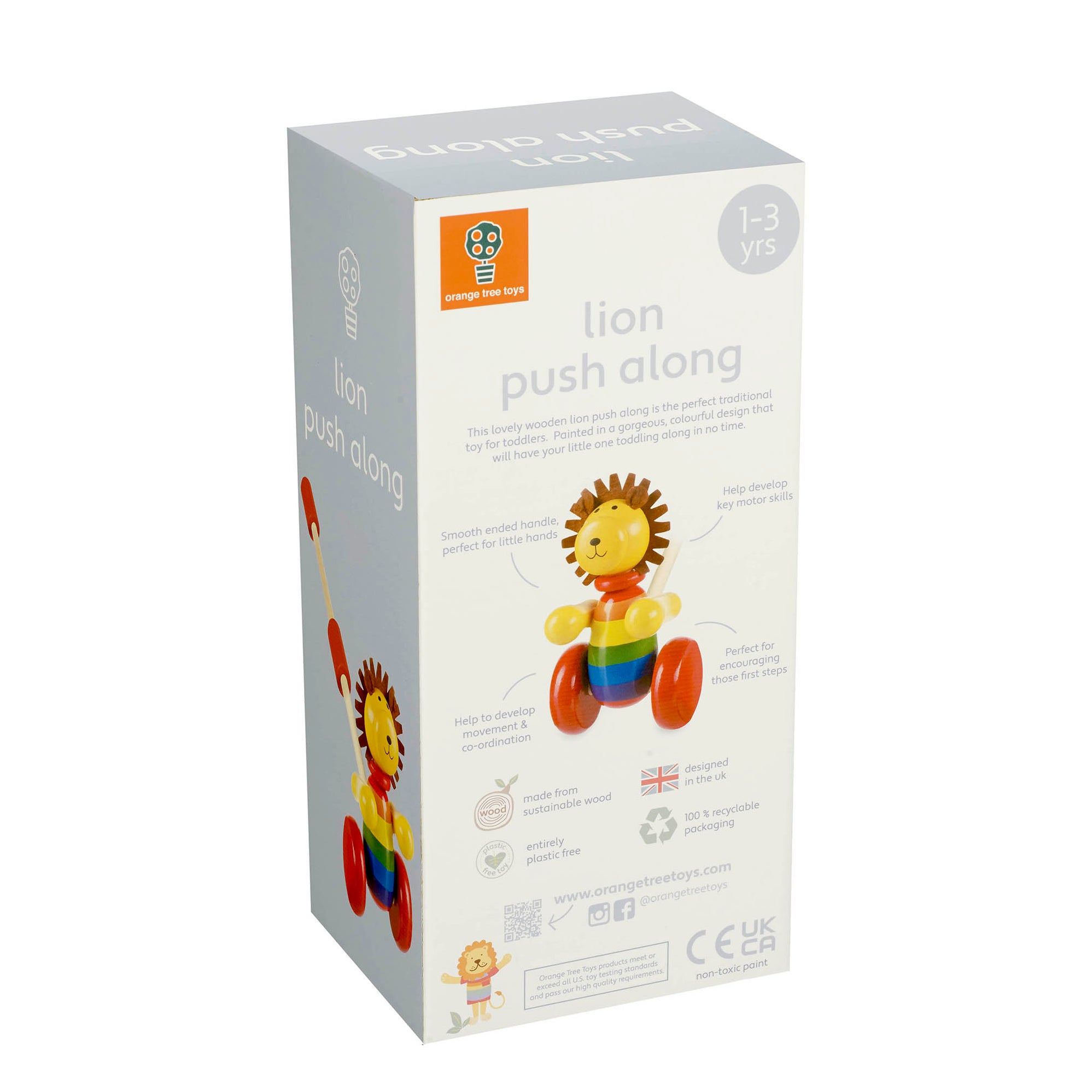 Lion Boxed Push Along– Orange Tree Toys