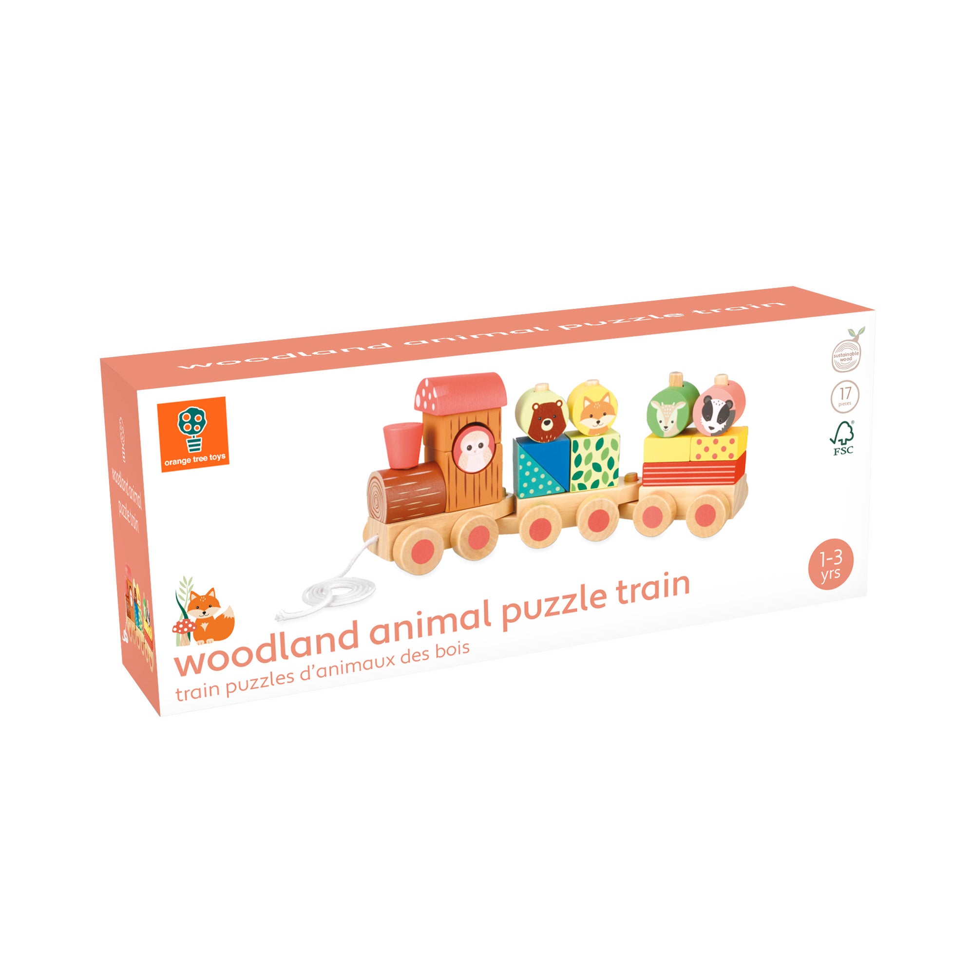 Woodland Puzzle Train– Orange Tree Toys