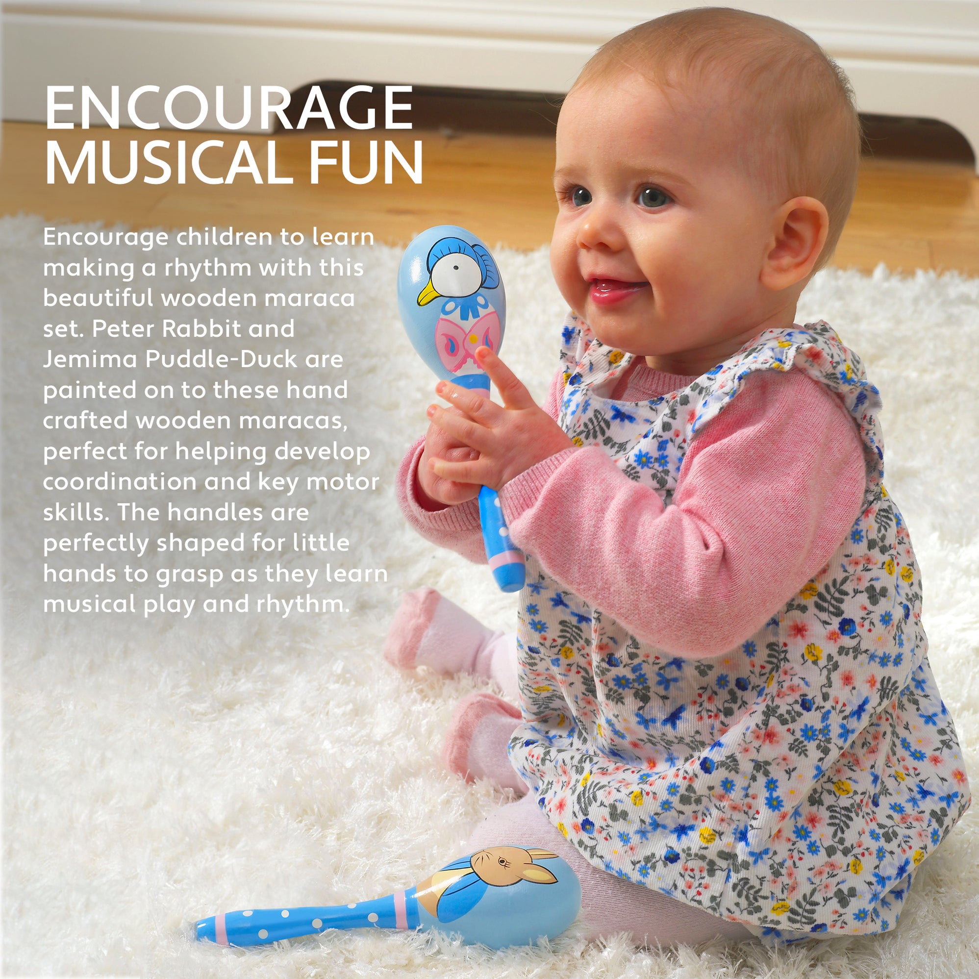 Peter Rabbit™ Maraca Set– Orange Tree Toys