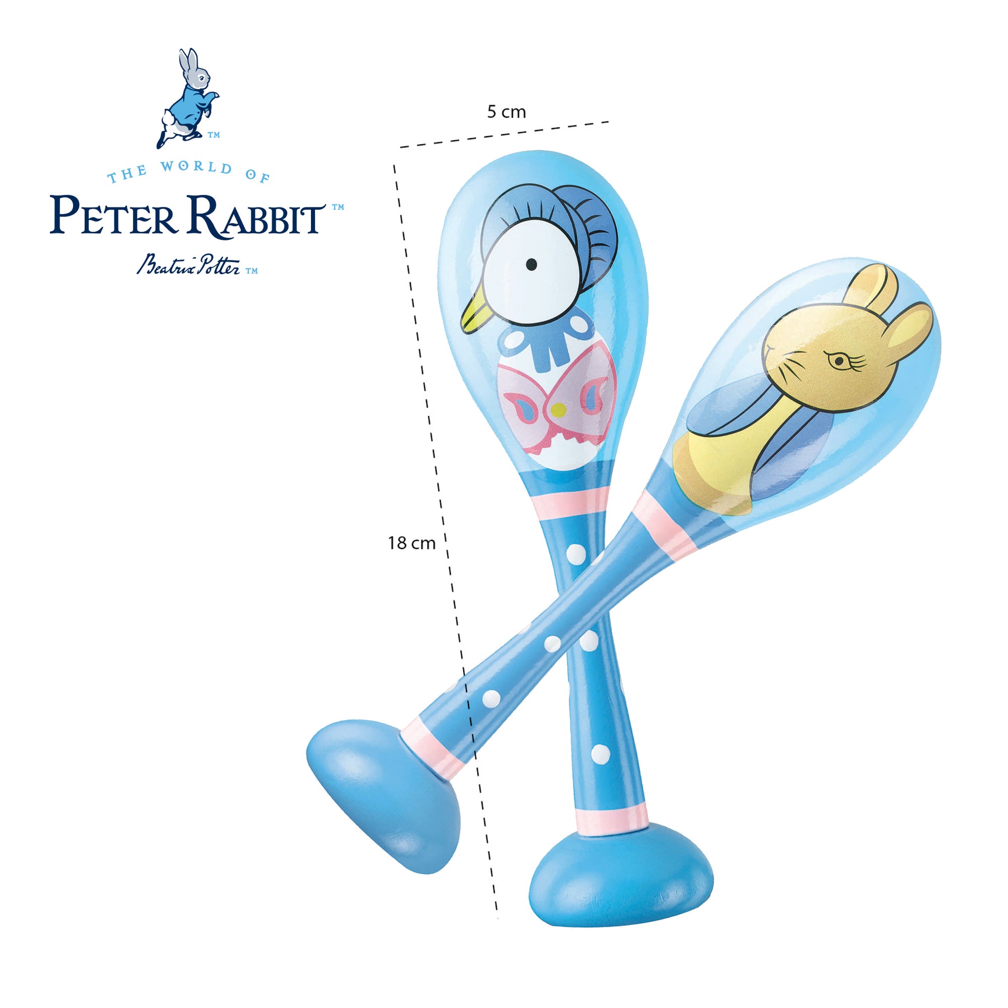 Peter Rabbit™ Maraca Set– Orange Tree Toys