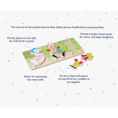 Peter Rabbit™ Mini Puzzles– Orange Tree Toys